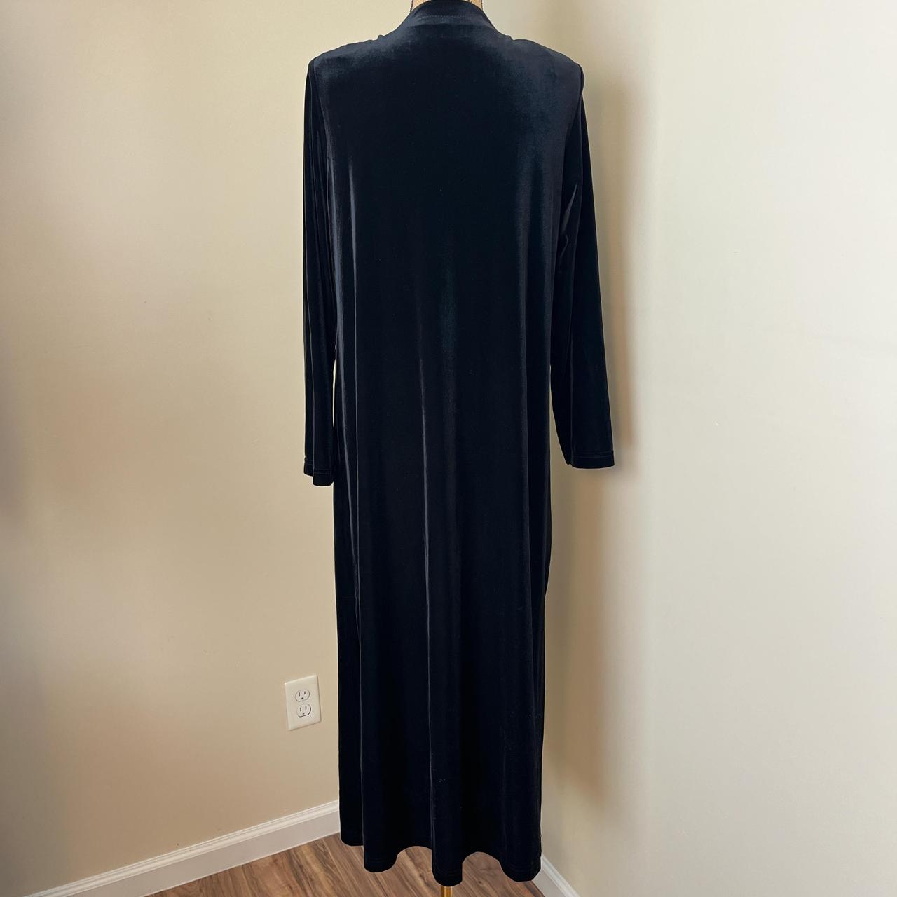 90s Vintage Black Velvet Jacket Brand: Ronni Nicole... - Depop