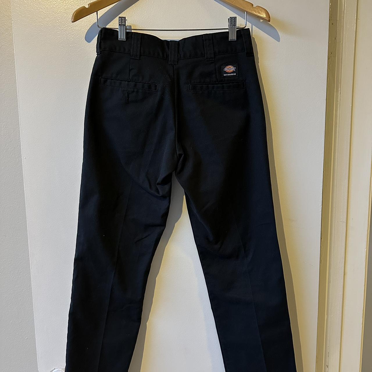 Small Black Dickies Skateboard Pants, Like New - Depop