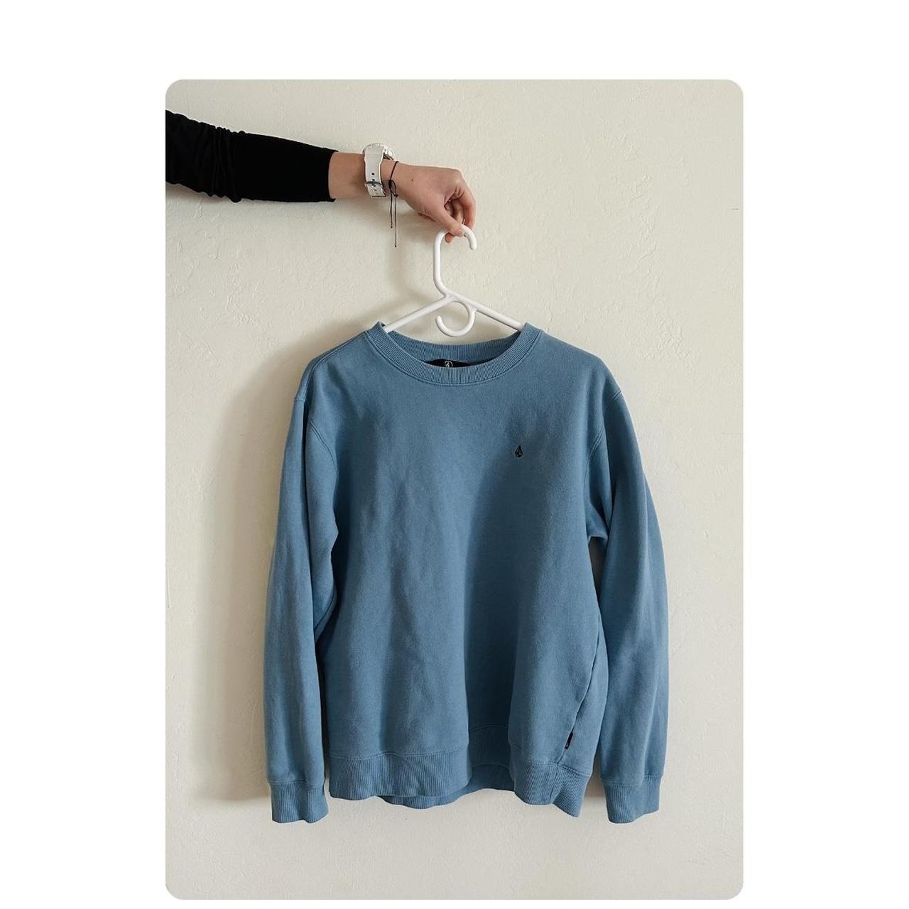 Blue Volcom crew neck Soft cotton inside, easy to... - Depop