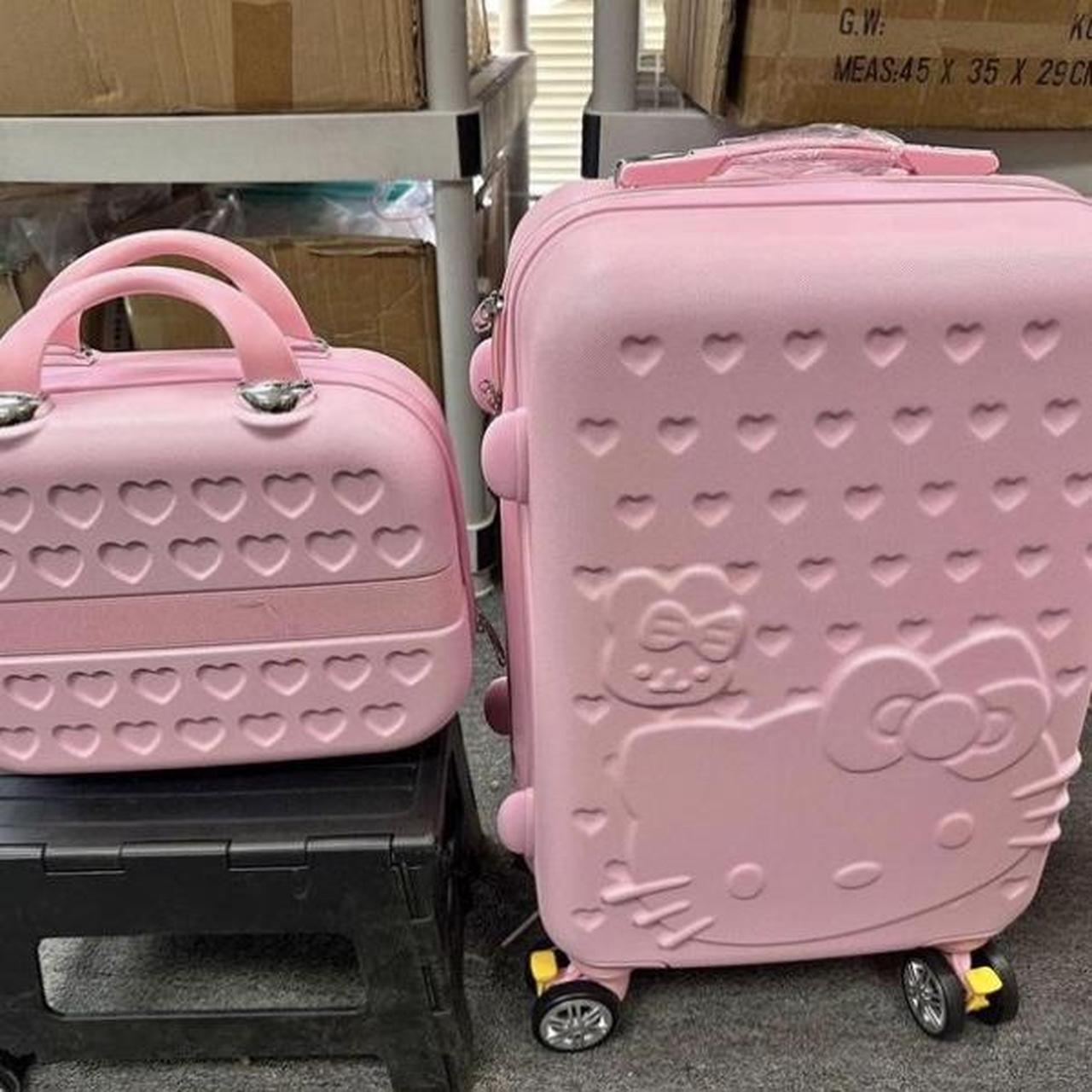 Hello Kitty suitcase set , never used originally... - Depop