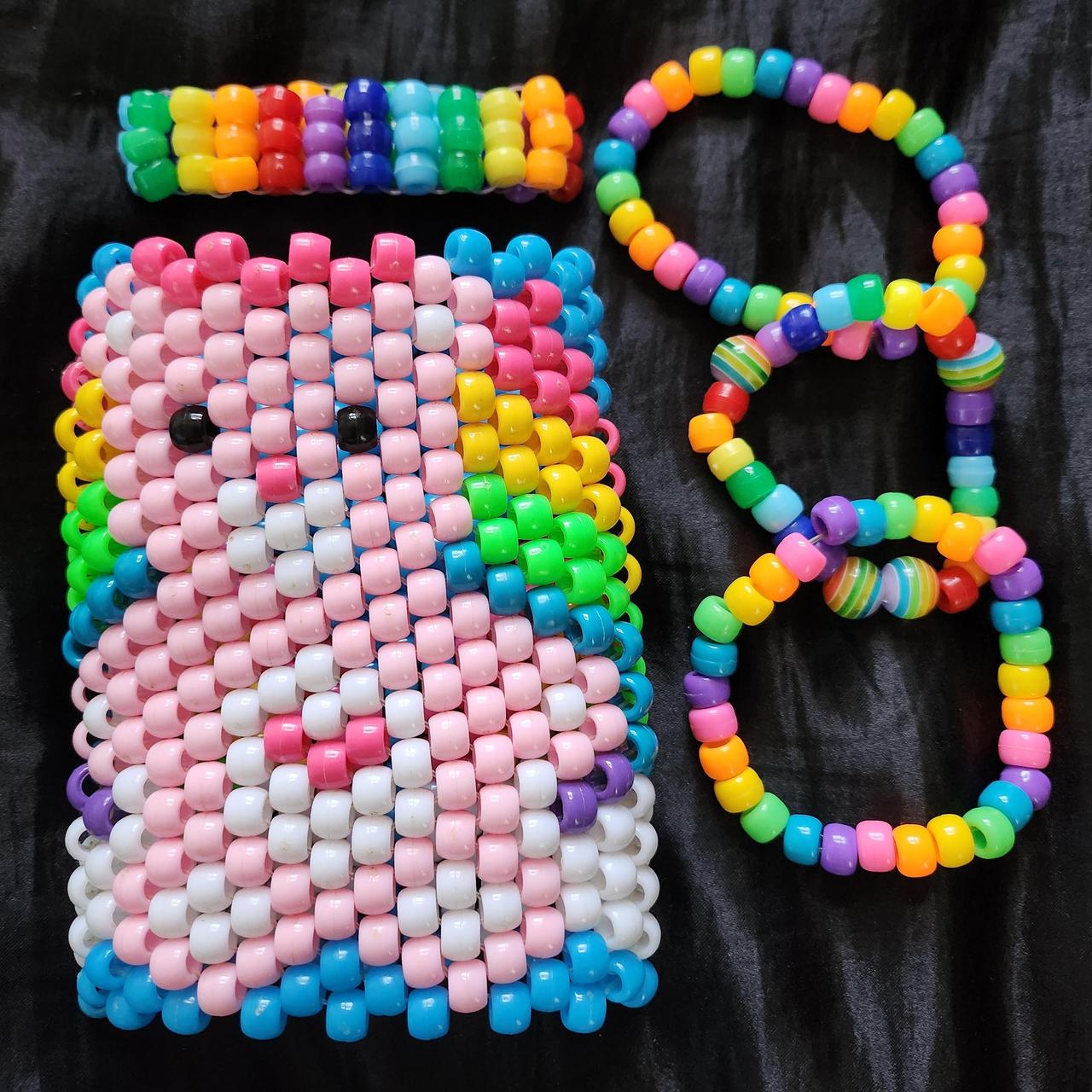 🌈 Rainbow kandi bundle 🌈 5 piece bundle of... | Depop