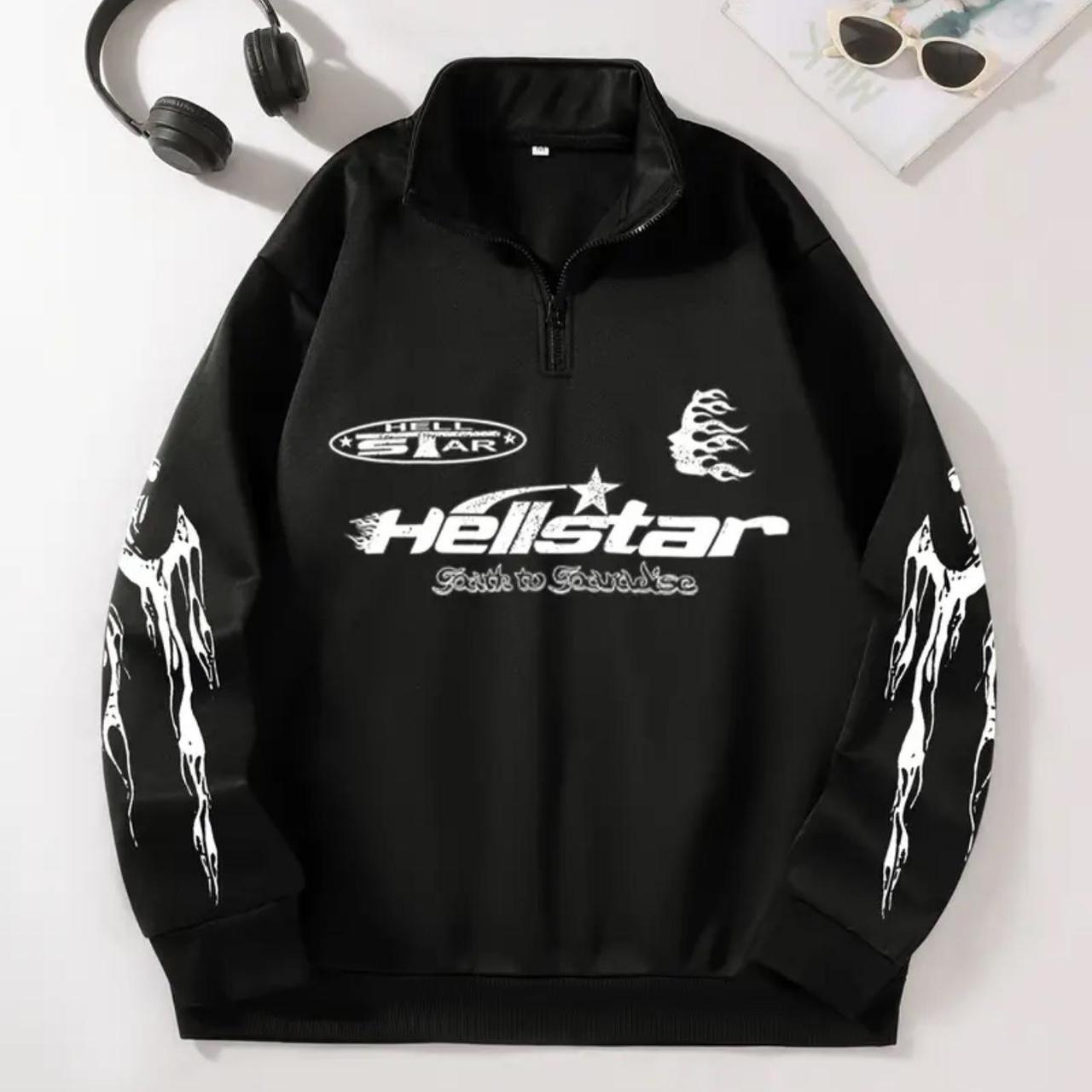 Quarter Zip Hellstar #hellstar #vintage #y2k | Depop