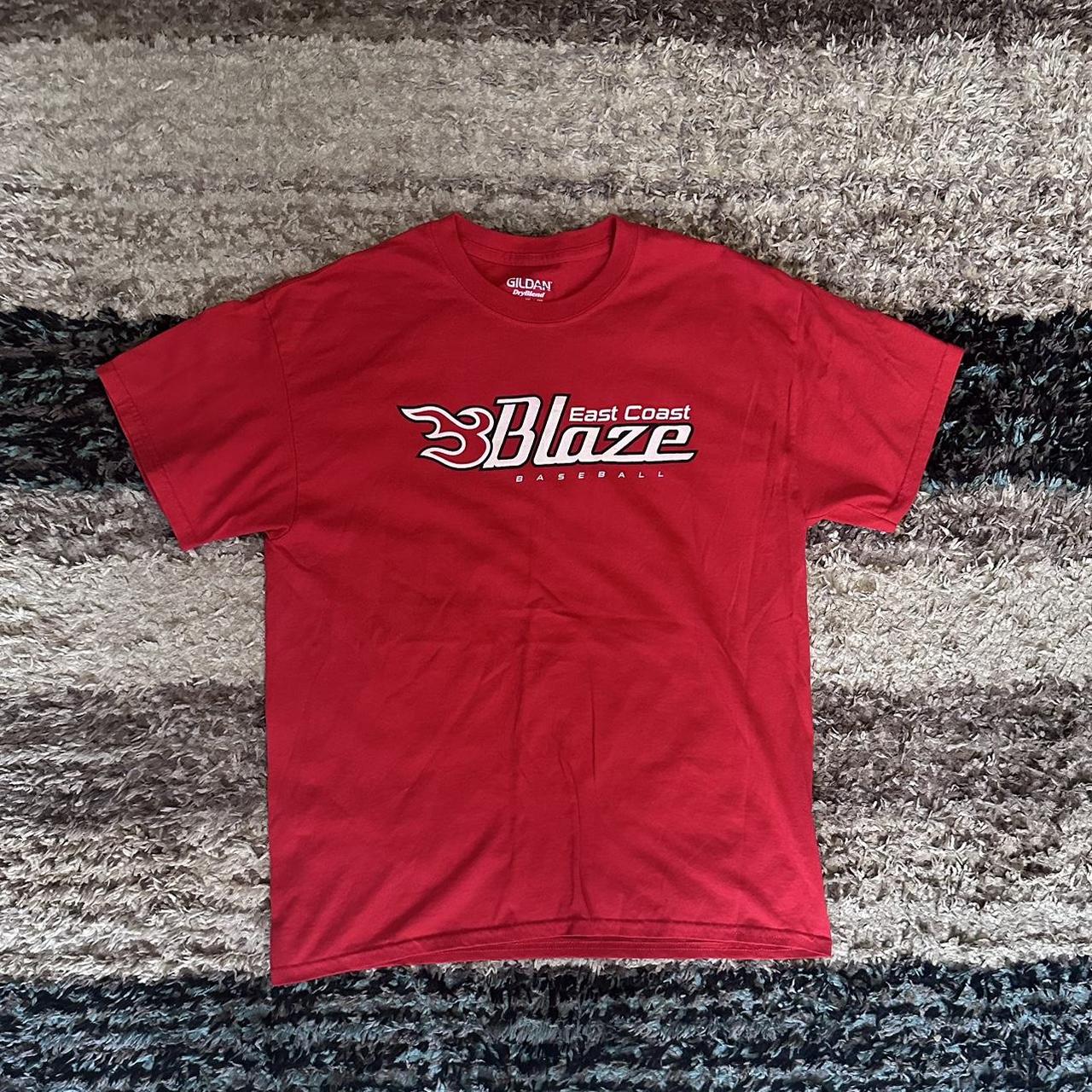 Vintage East Coast Blaze Baseball Shirt Size:... - Depop
