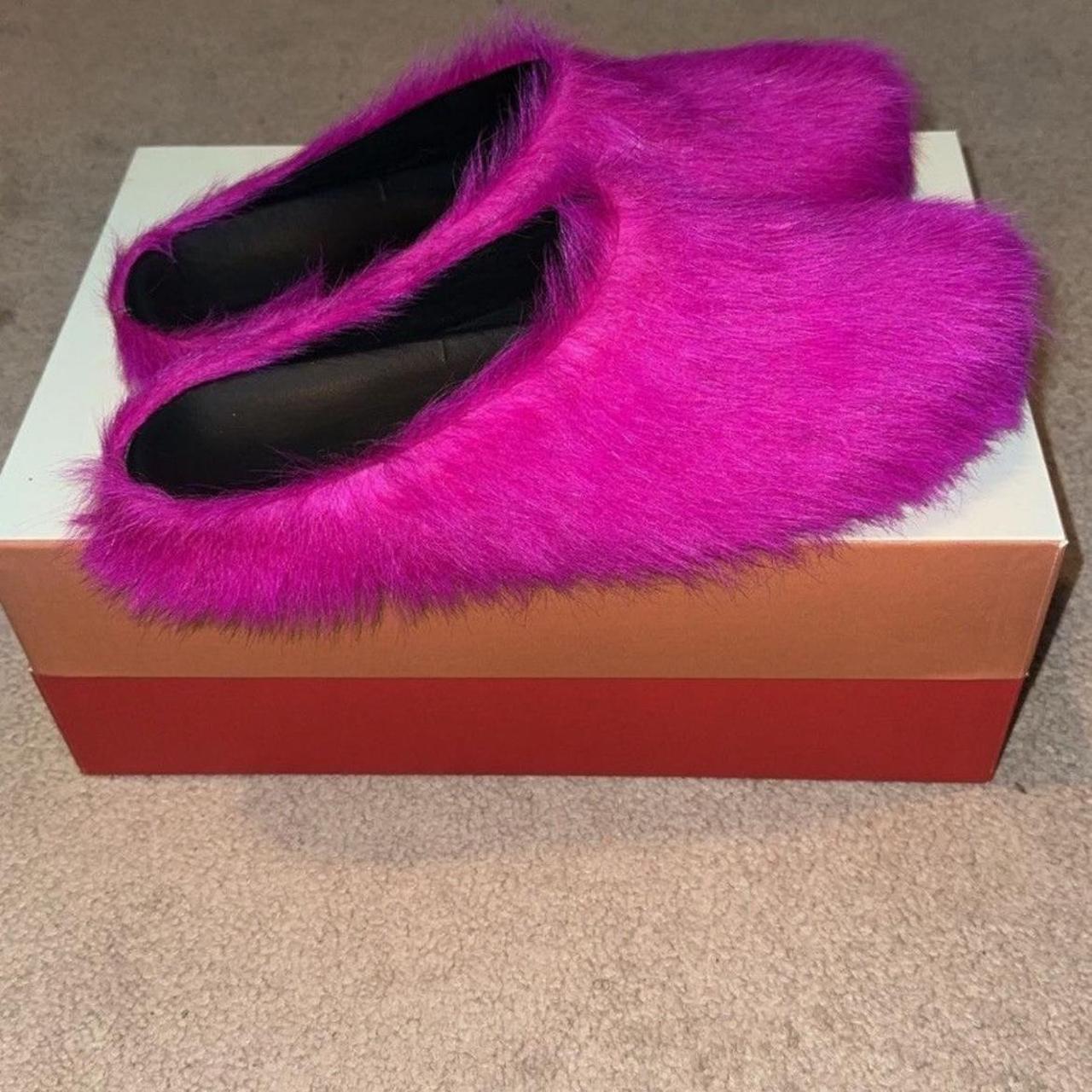 Pink Marni Slides | Depop