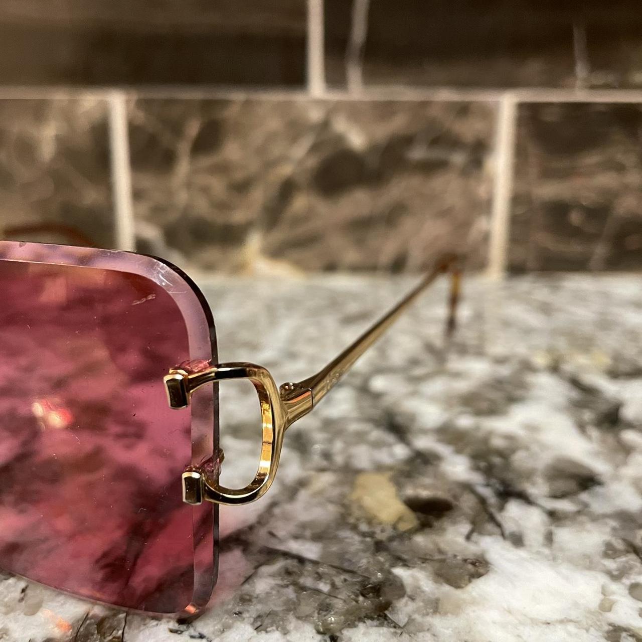 Cartier glasses😎 red frames - Depop