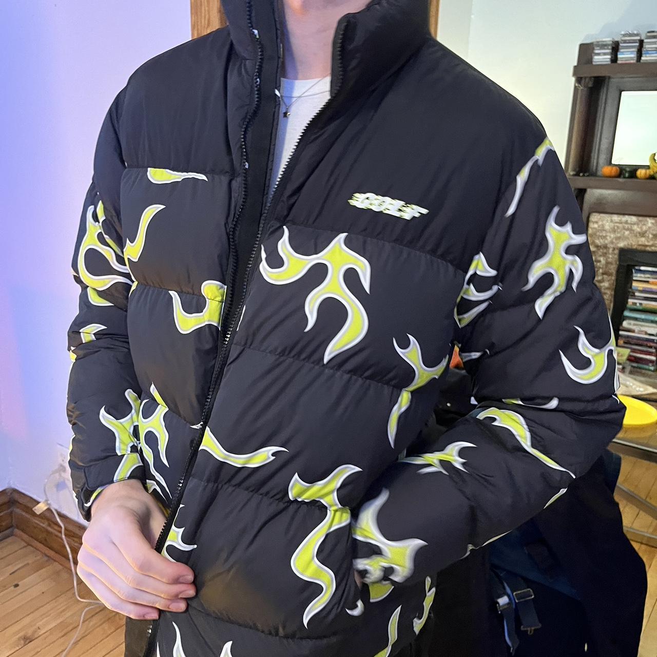 GOLF WANG flame puffer - Depop