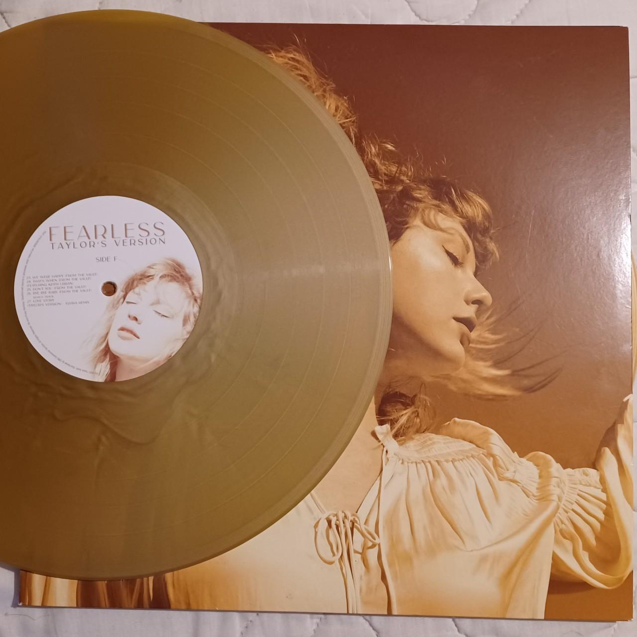 Fearless (Taylor's version) gold vinyl record - Depop
