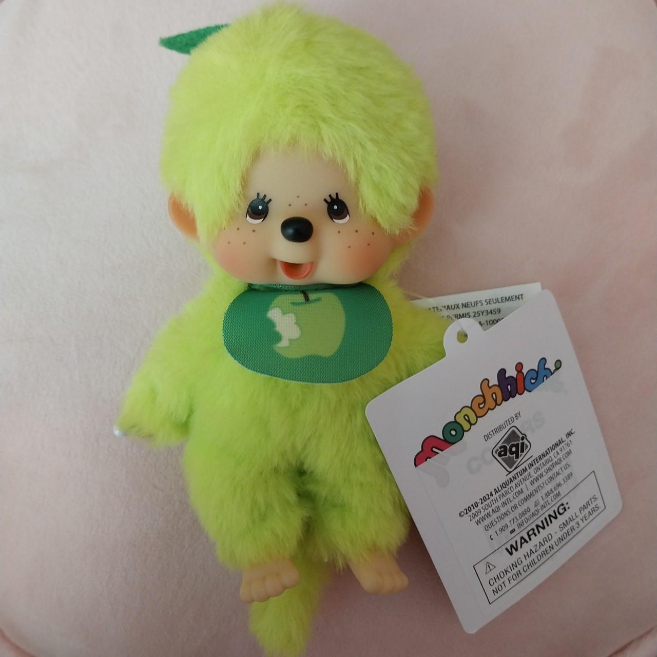 Monchichi Colors green keychain Authentic from... | Depop