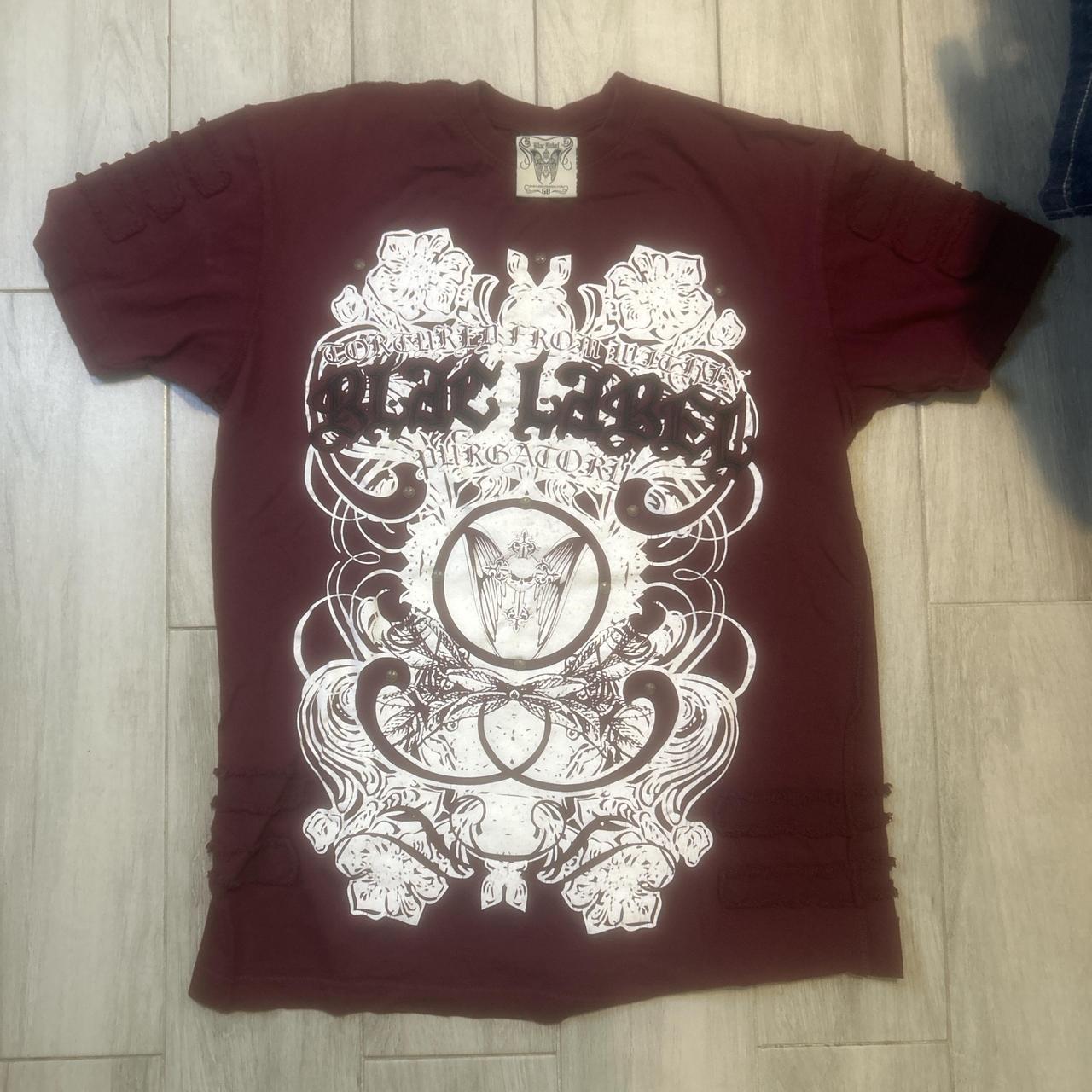 Grunge Tee -6’1, 150 lbs -insane front... - Depop