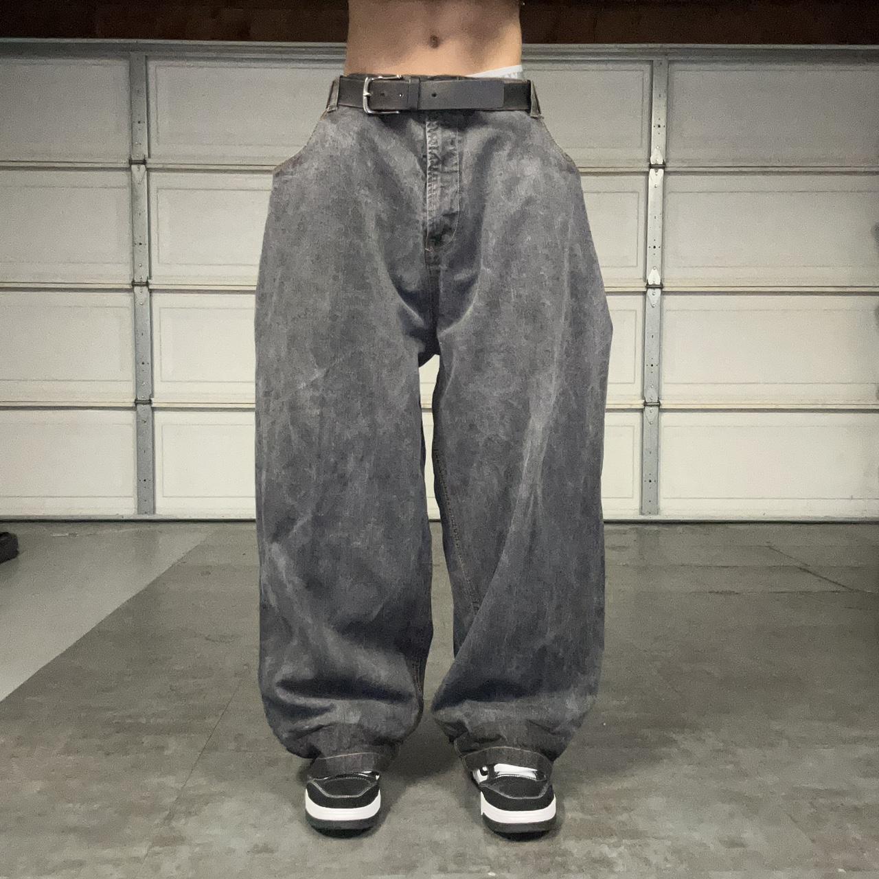 Huge Jeans 6’1, 150 lbs -super nice wash -extra... - Depop