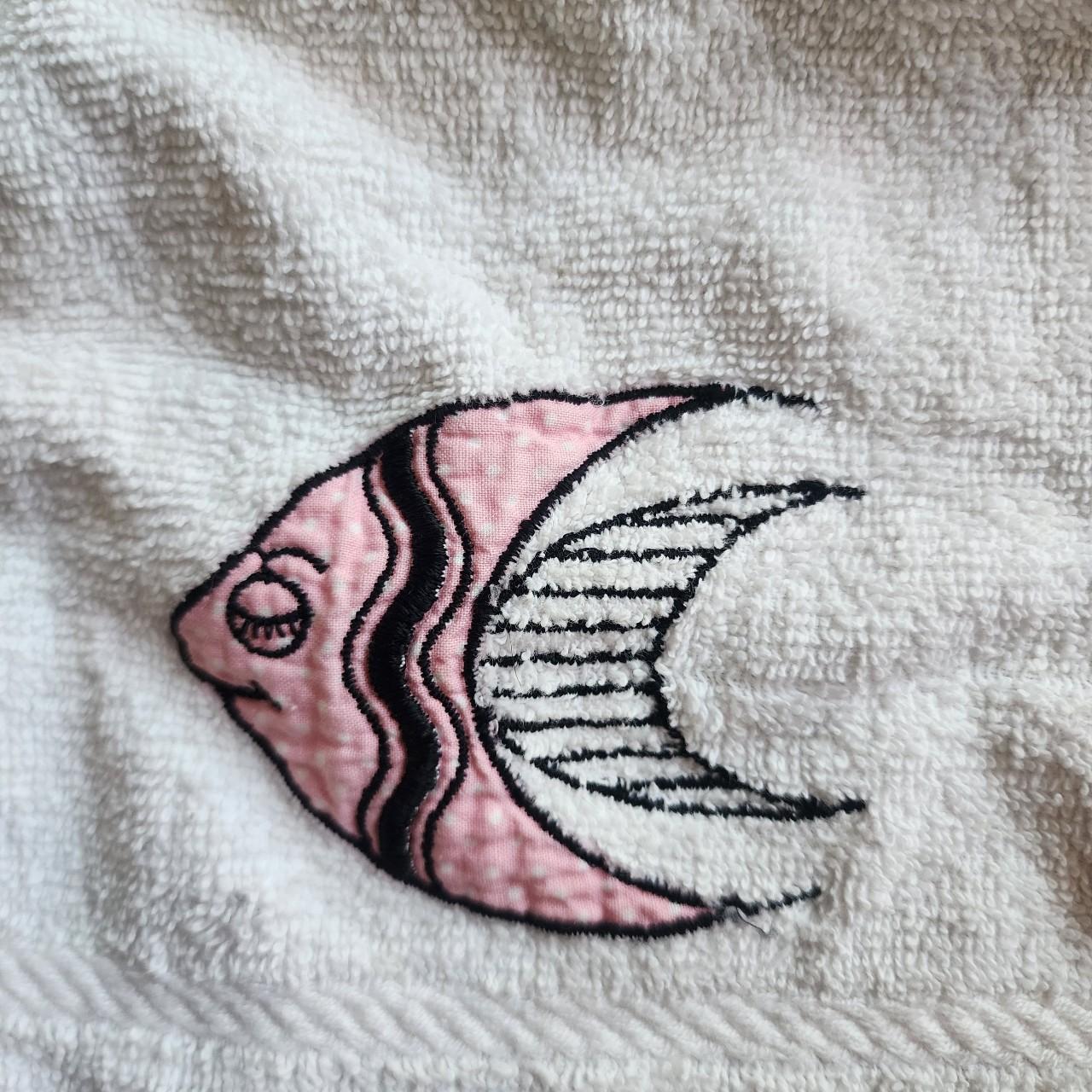 Unique Vintage pink angel fish ,made in USA Cone... | Depop