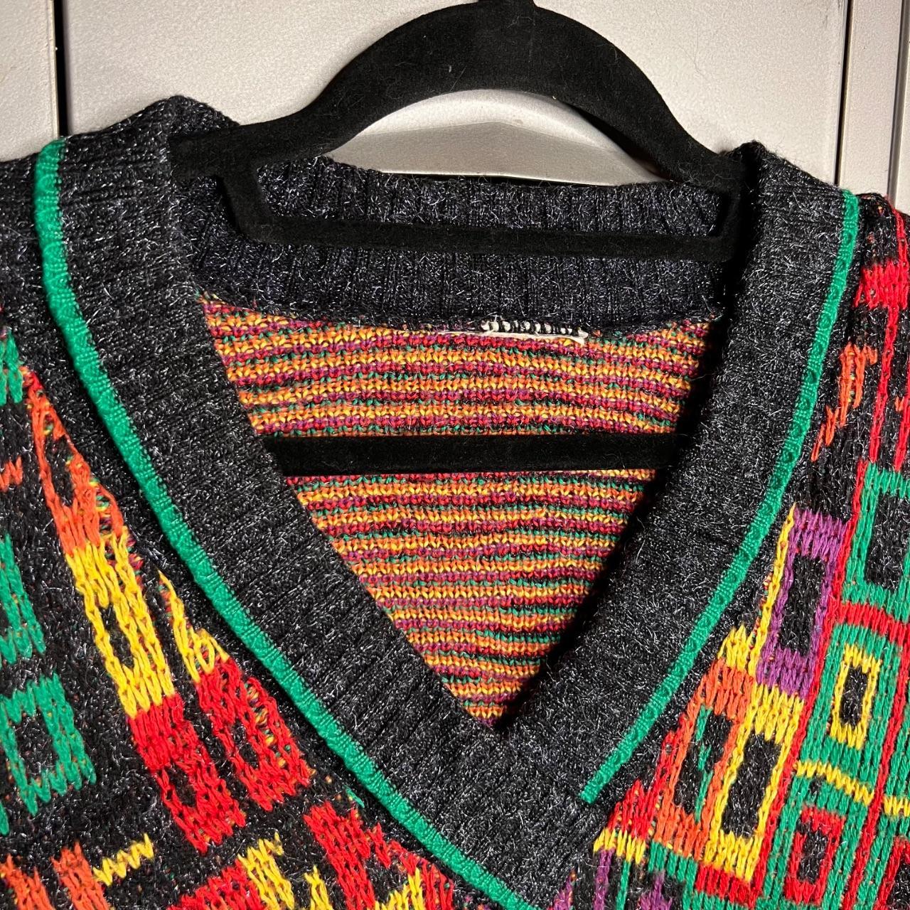 Vintage 1990s Biggie Retro Colored Coogi Style... - Depop