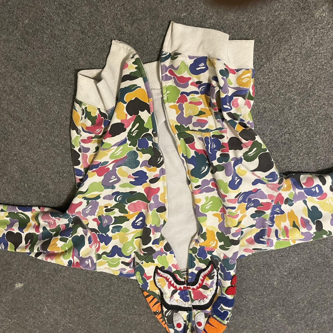 BAPE full zip hoodie #BAPEhoodie - Depop