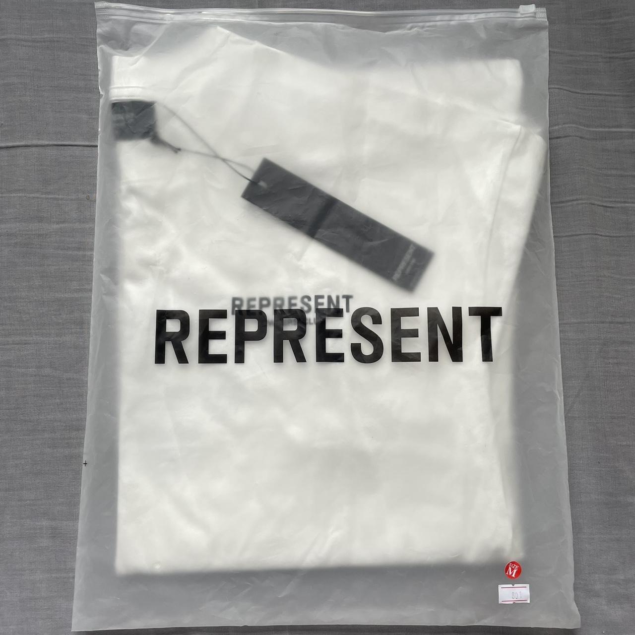 REPRESENT WHITE TSHIRT SIZE M - FITS LIKE A... - Depop