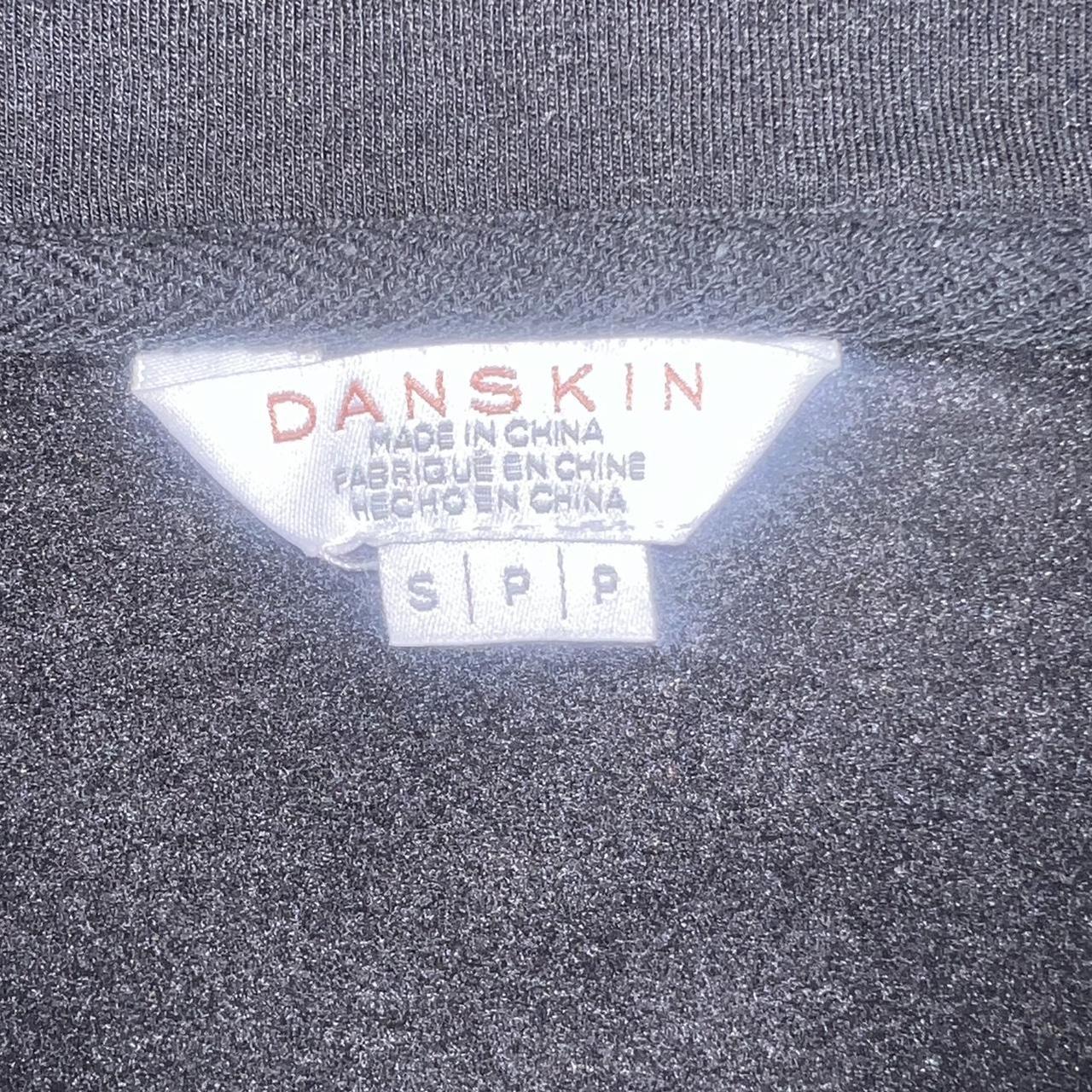 Ladies Small Danskin black half zip sweatshirt - Depop
