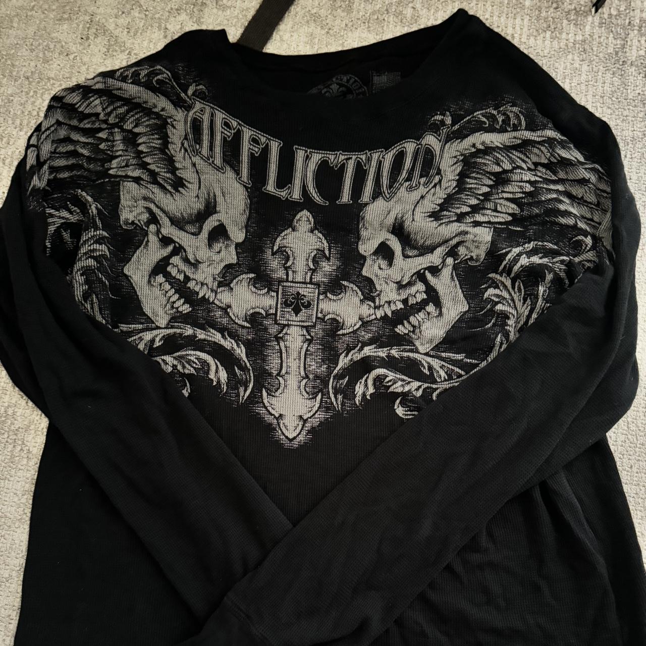affliction thermal from the zumiez affliction drop... - Depop