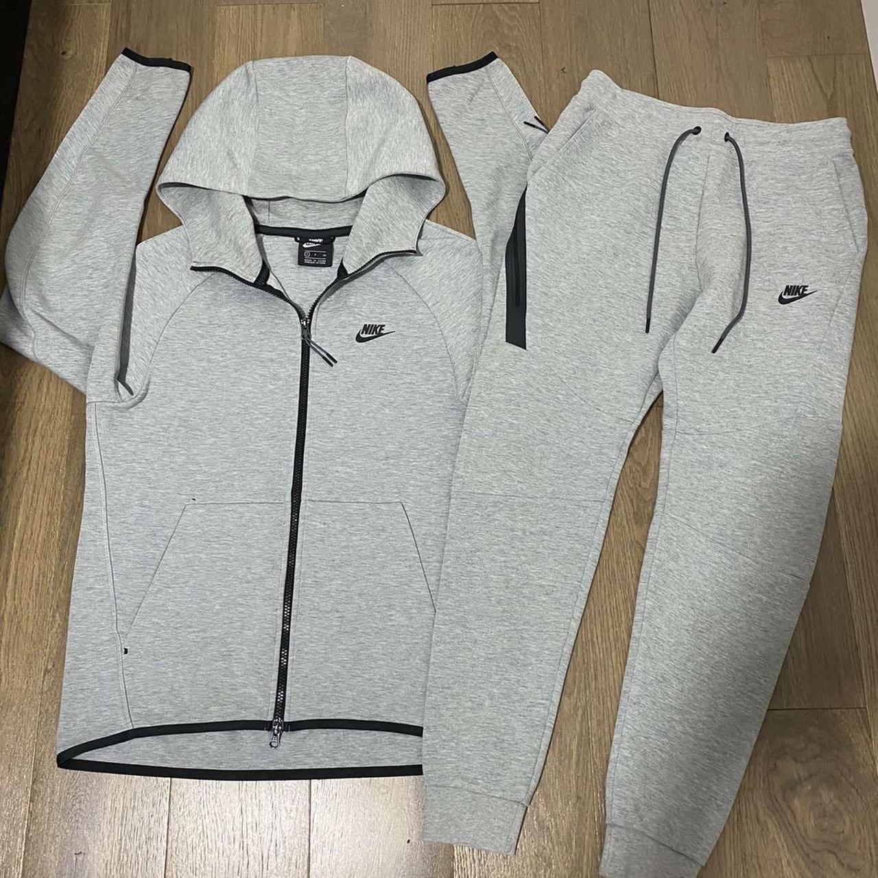 OLD SEASON GREY NIKE TECH FLEECE - Depop