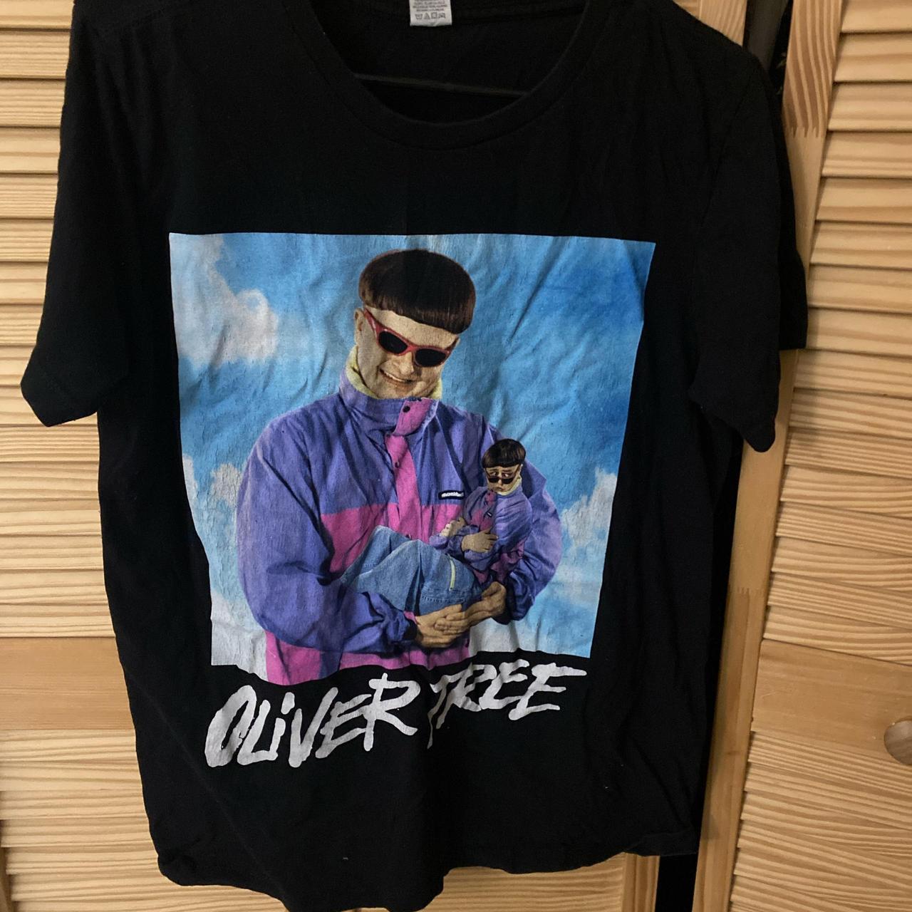 Black and purple Oliver Tree band tee... | Depop