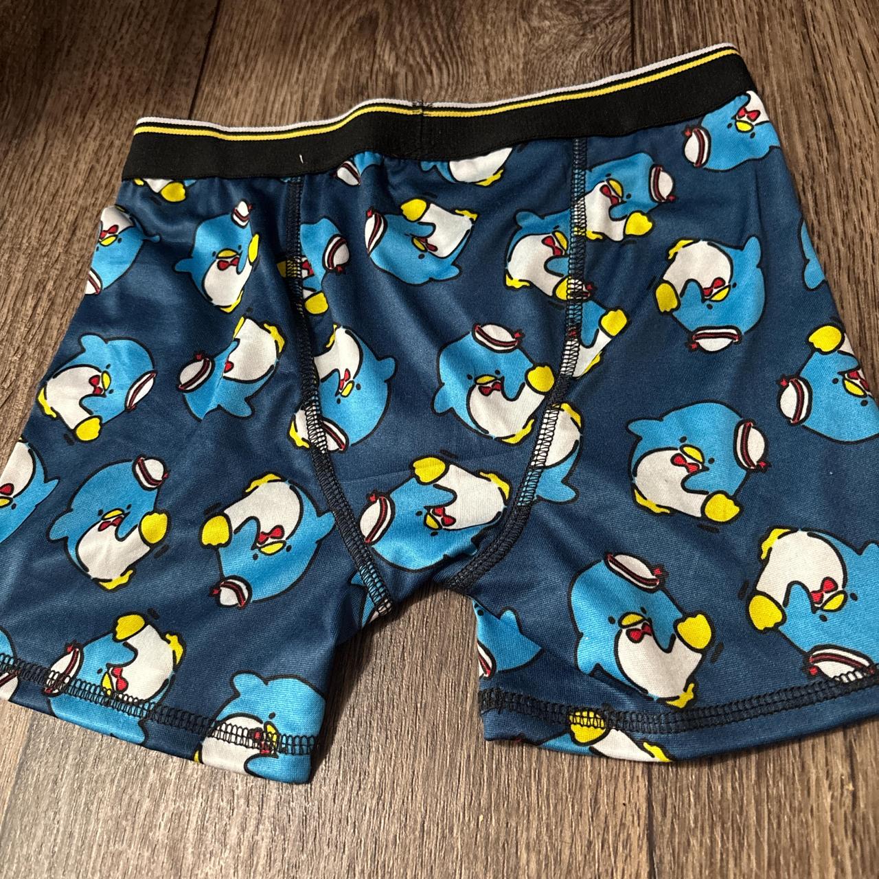 Blue and yellow hello kitty boxers #hellokitty... | Depop