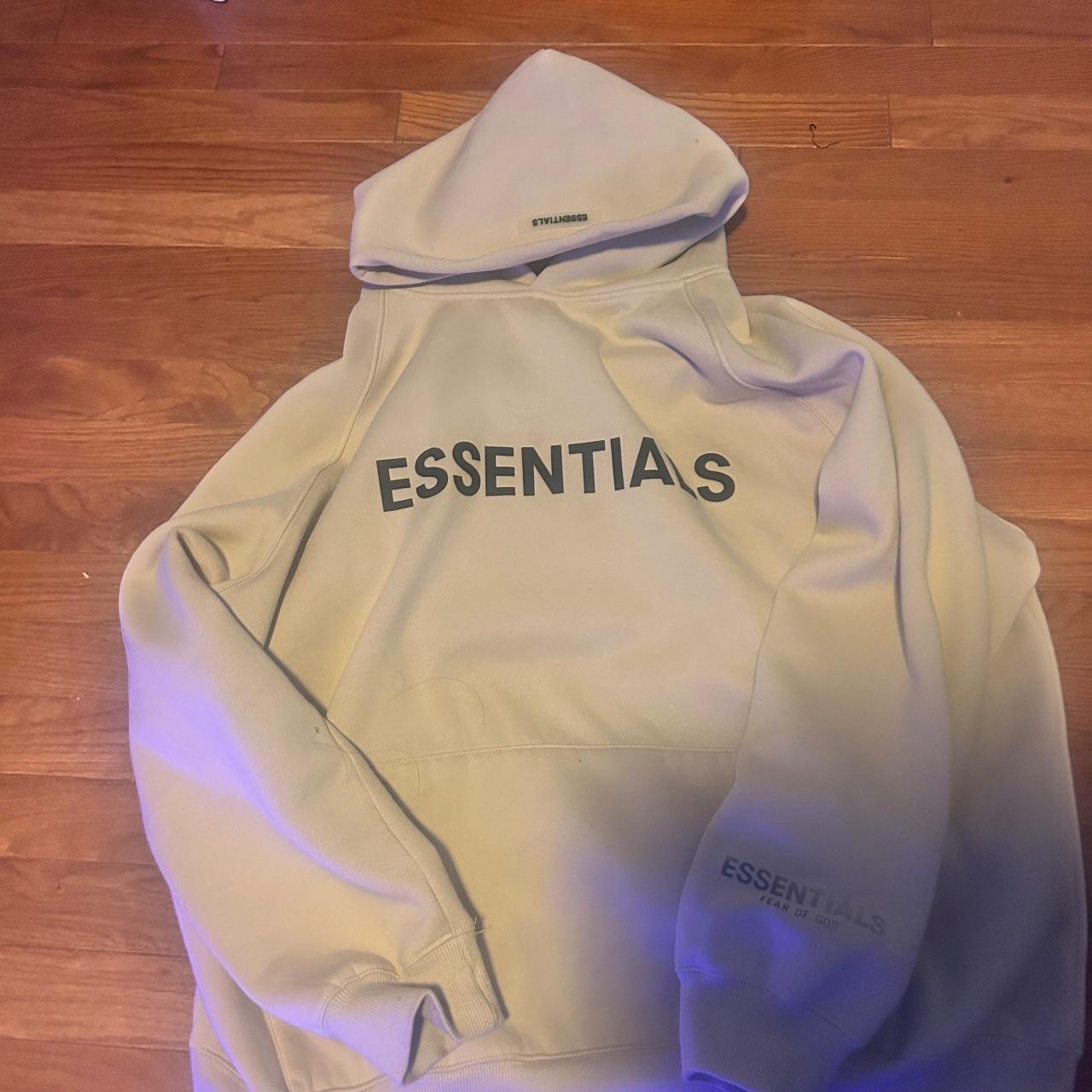 apricot essentials hoodie | Depop