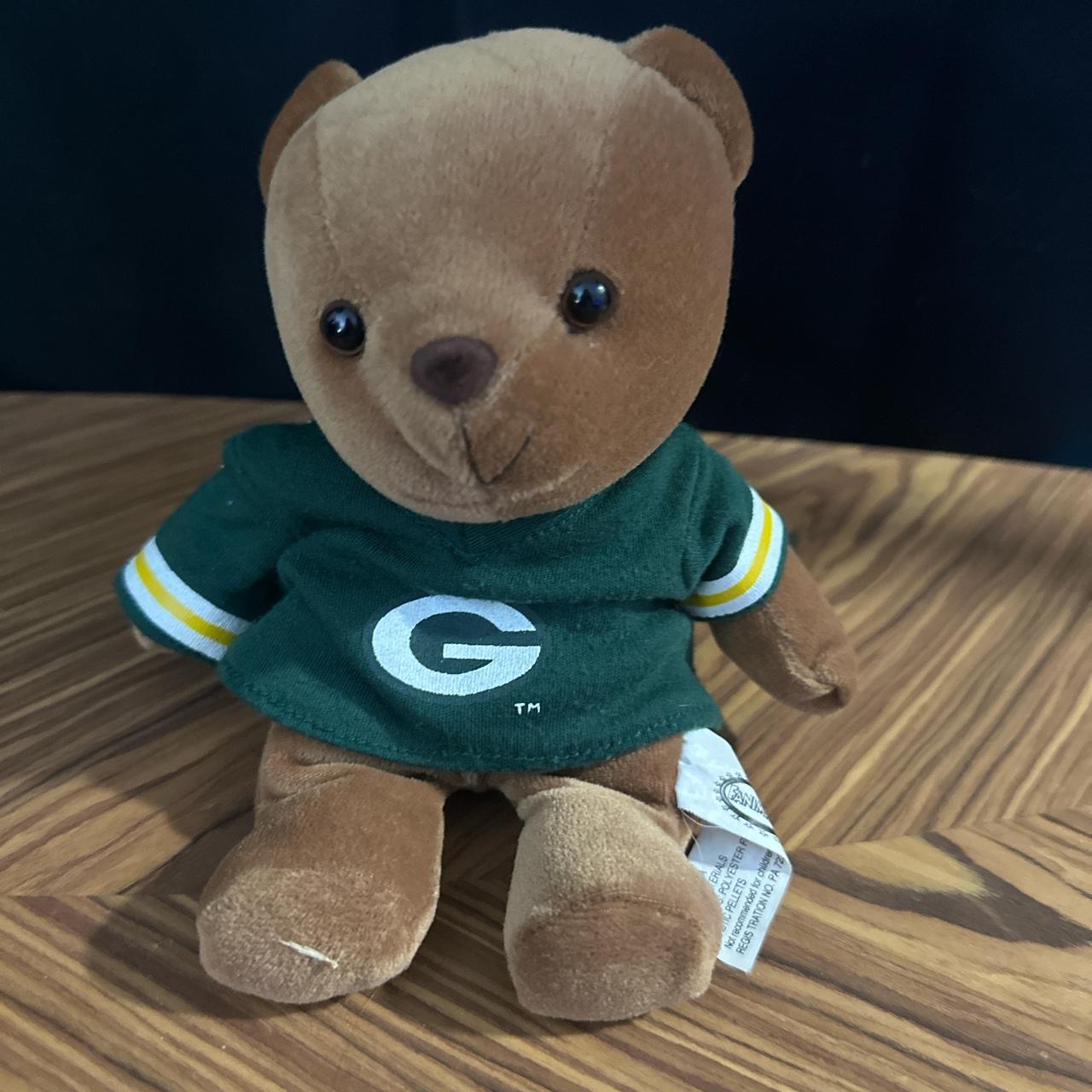 Vintage 1997 Green Bay Packers Teddy Plush -... - Depop