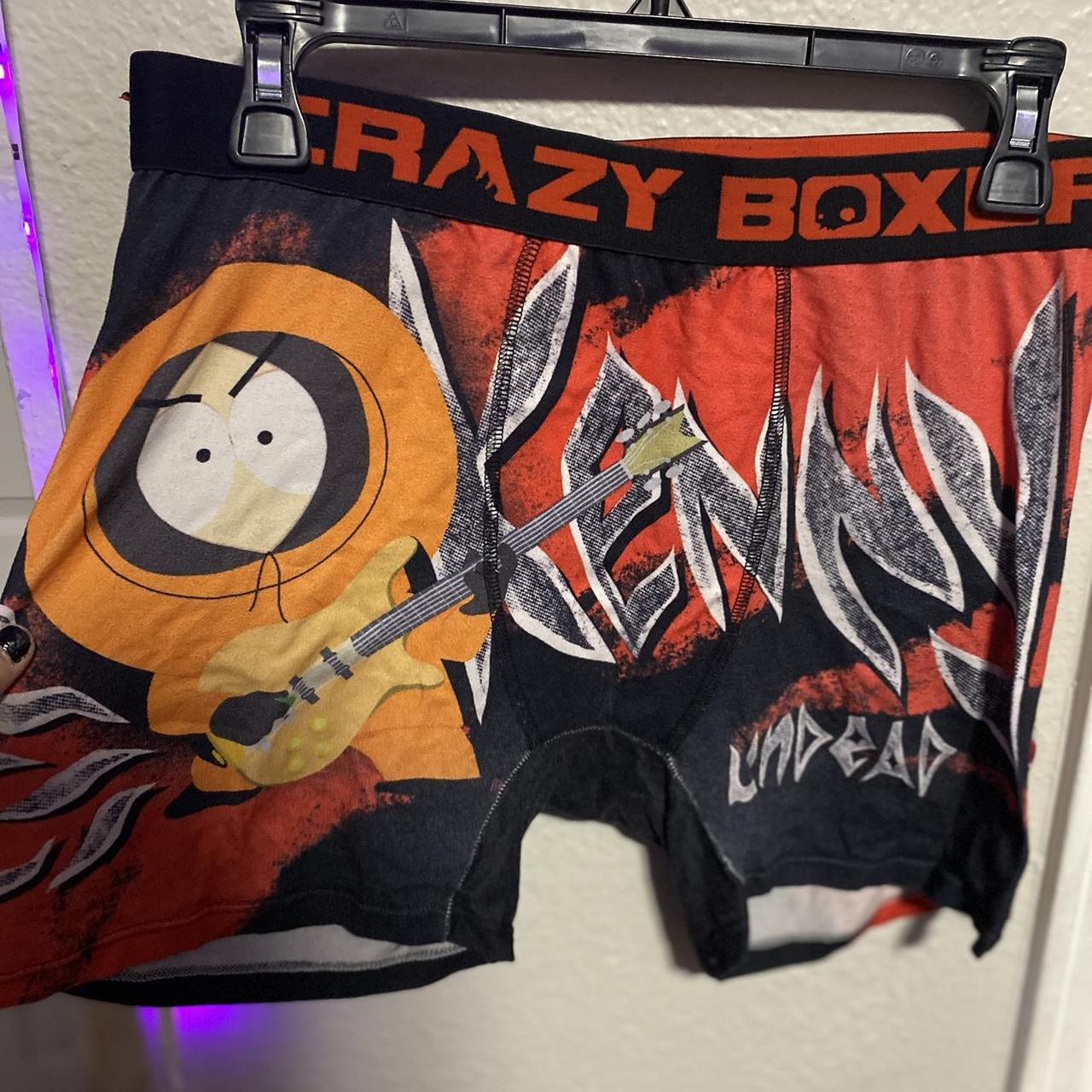 South Park Kenny boxers - red and black #SouthPark - Depop
