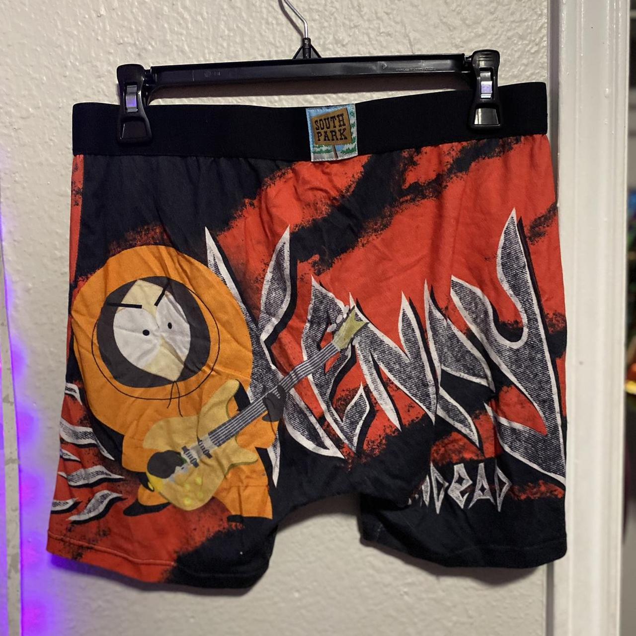 South Park Kenny boxers - red and black #SouthPark - Depop