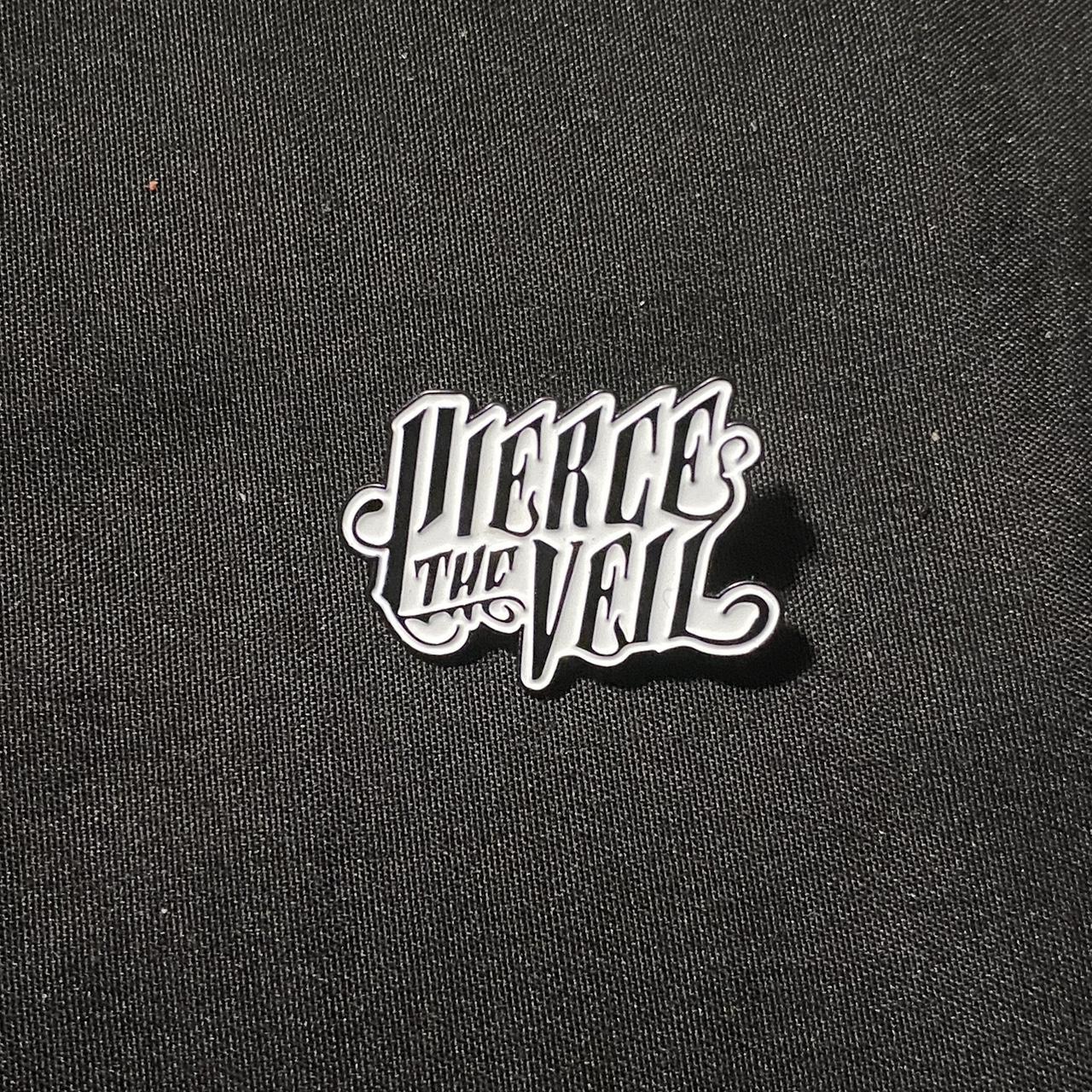 Pierce The Veil tiny pin - size reference in 4th... - Depop