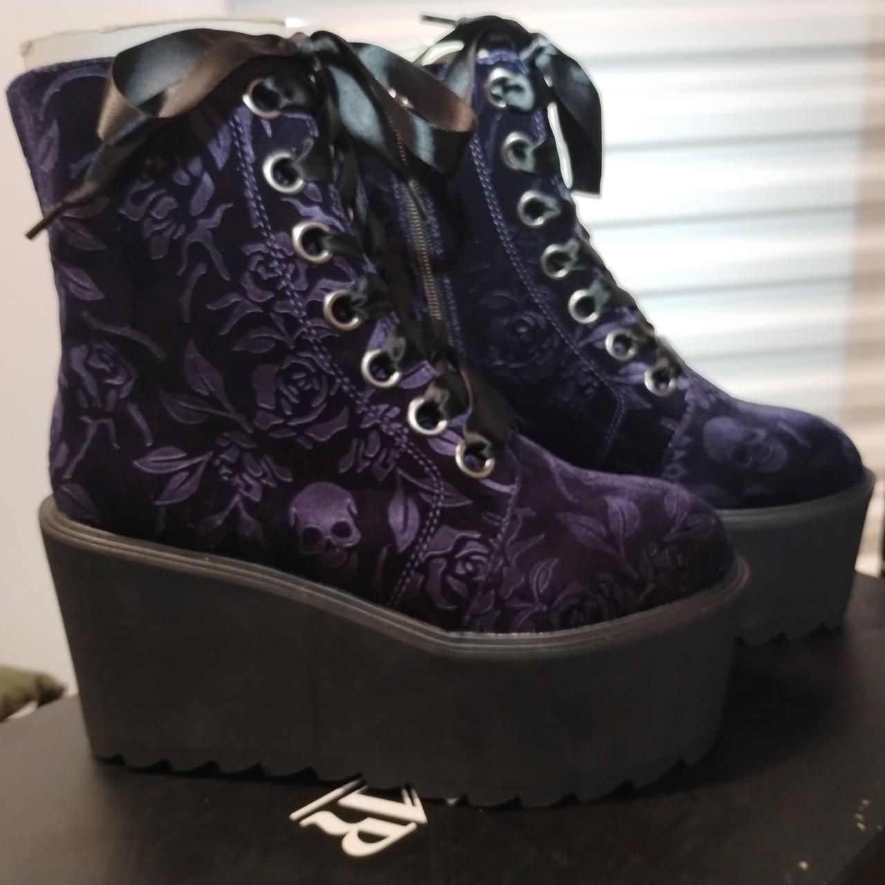 Killstar Vampire Kiss Platforms-SOLD OUT on... - Depop