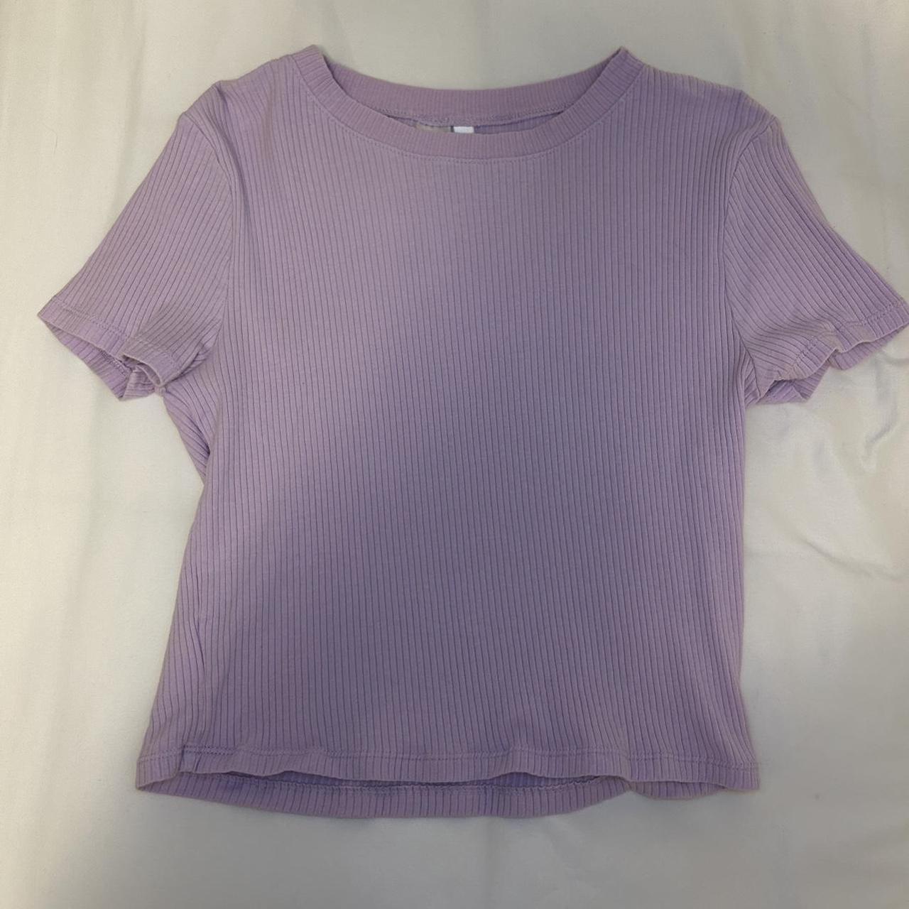 Light purple H&M top Medium - Depop