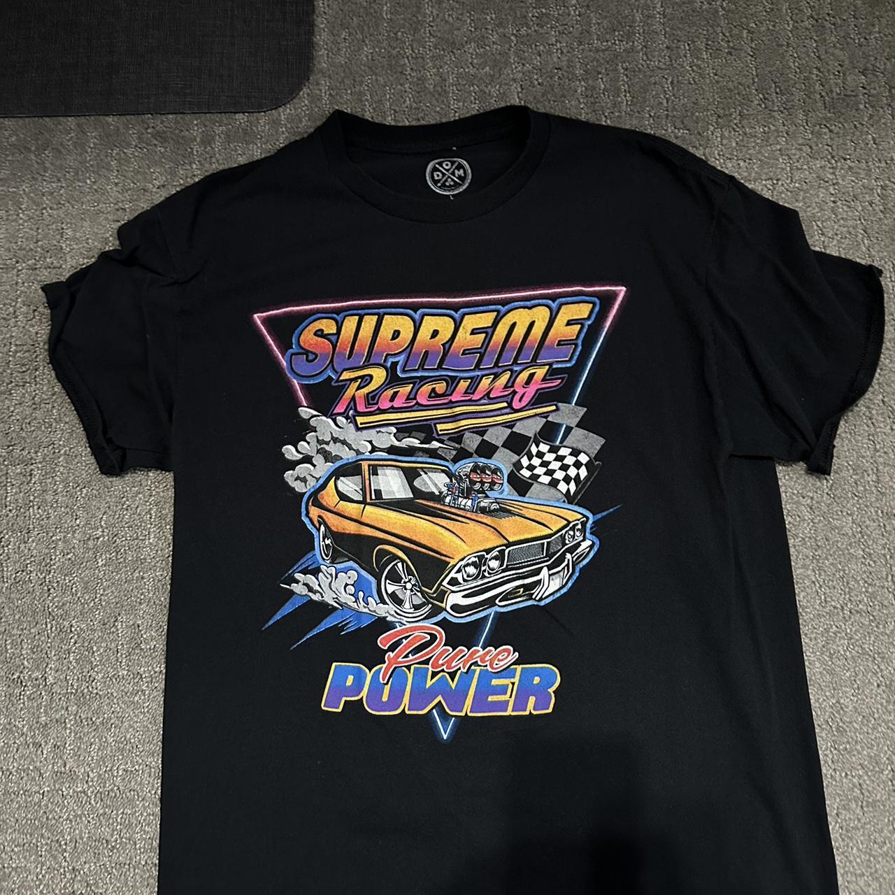 Supreme racing, race car shirt - Depop