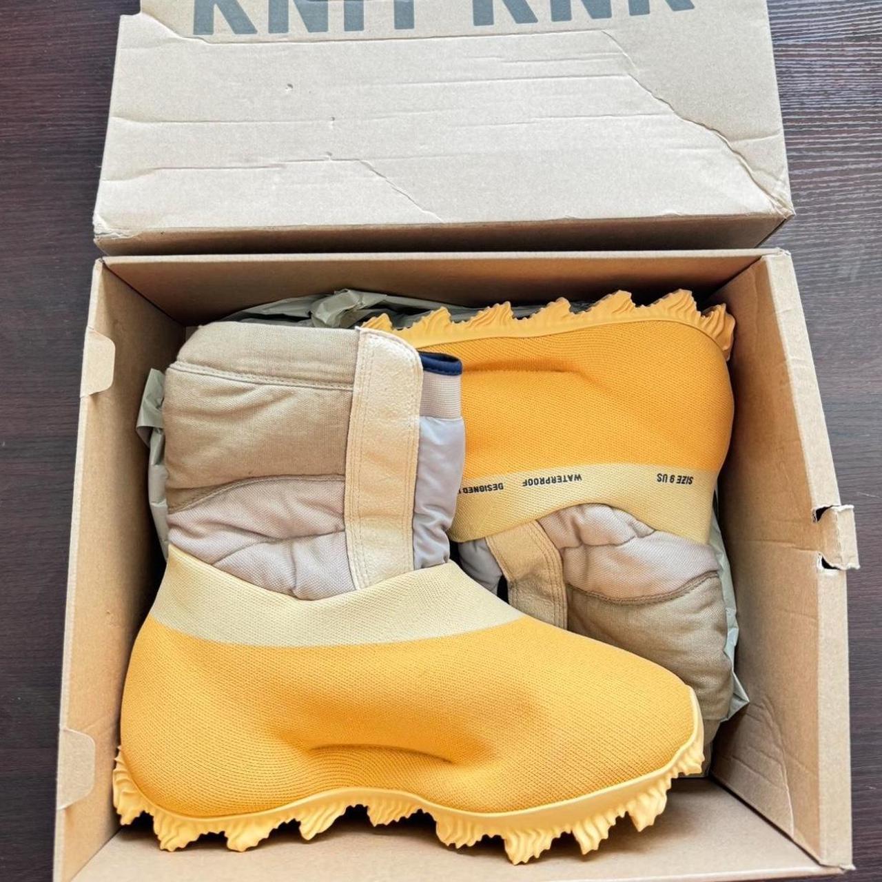 Yeezy Knit Runner Boot Size 9 Perfect condition... - Depop