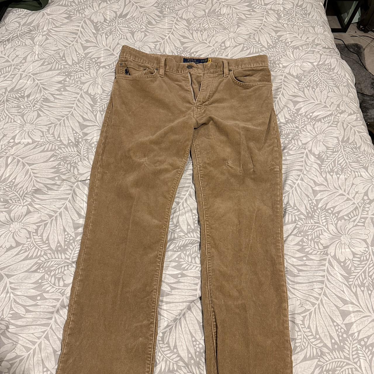 Corduroy Ralph Lauren pants Very nice colour and... - Depop