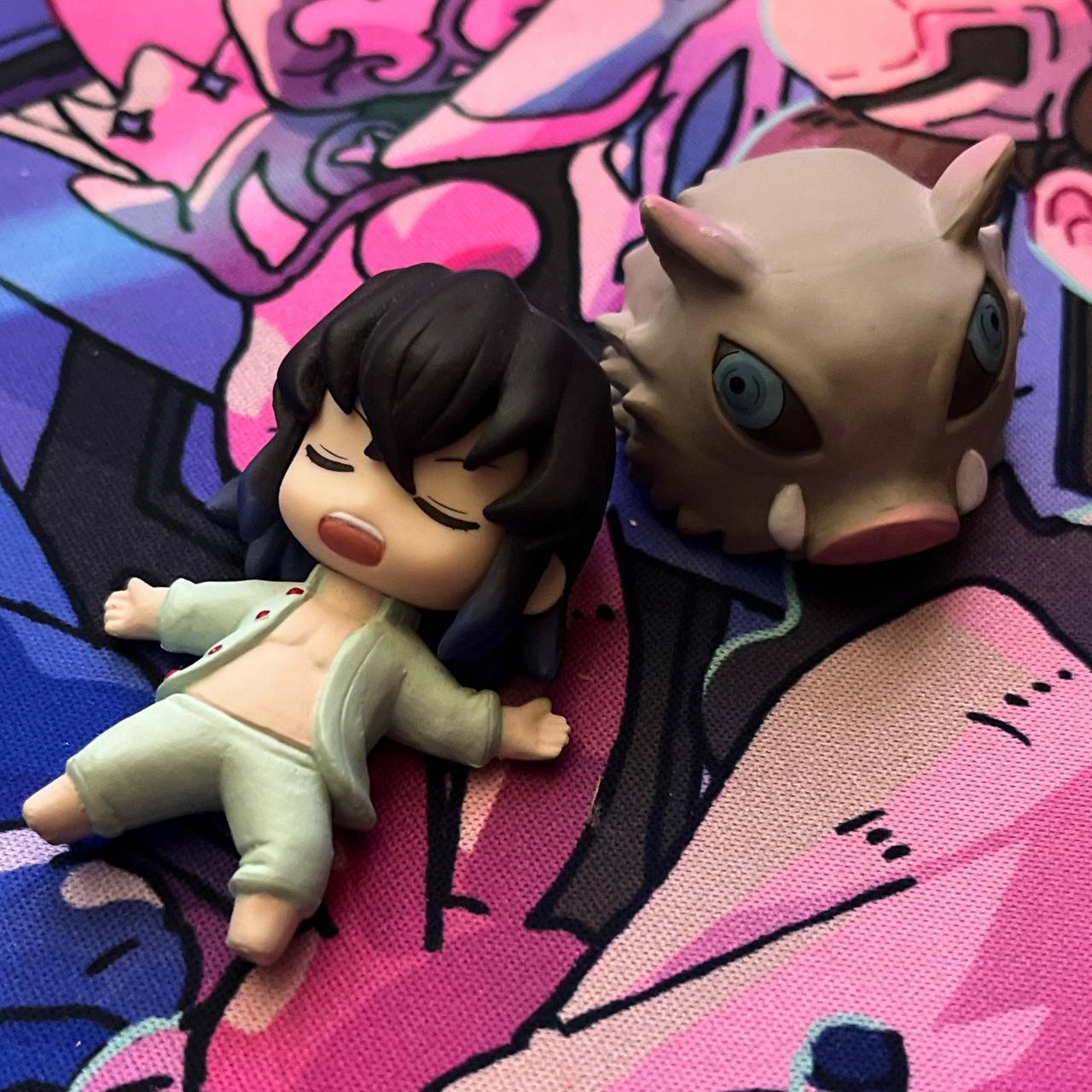 Inosuke sleepy figure (Gacha Pull) #Inosuke... - Depop