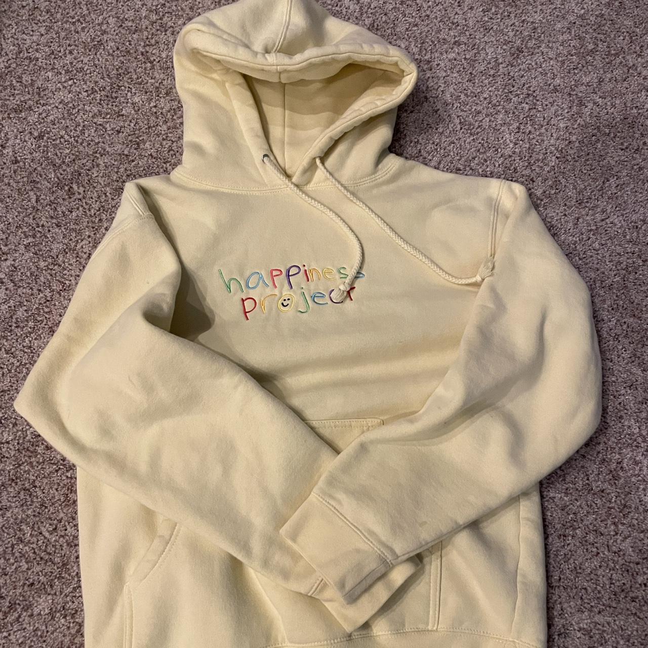 Light Yellow Happiness Project Hoodie! #sweatshirt... | Depop