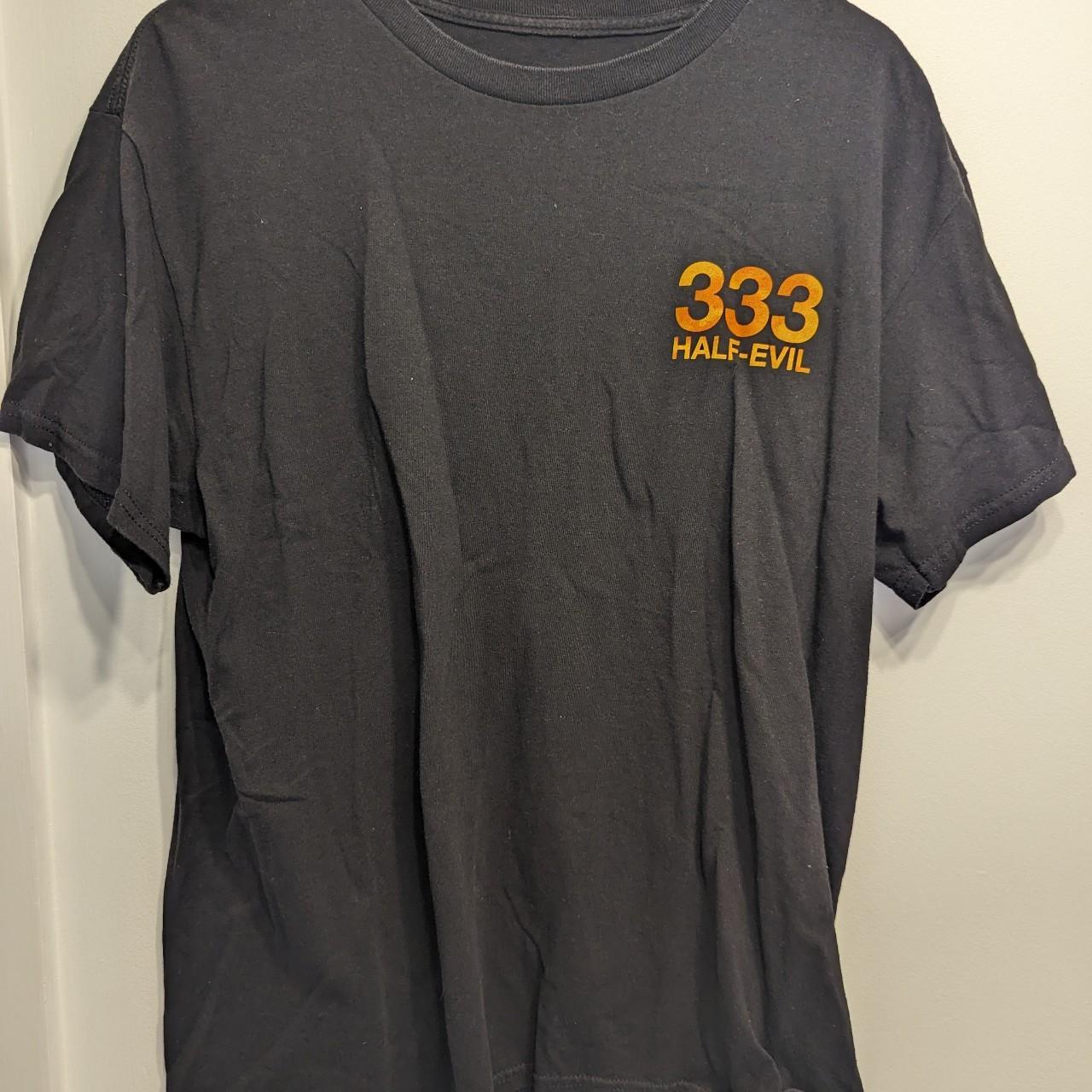 333 half evil t-shirt size large #333 #halfevil... - Depop