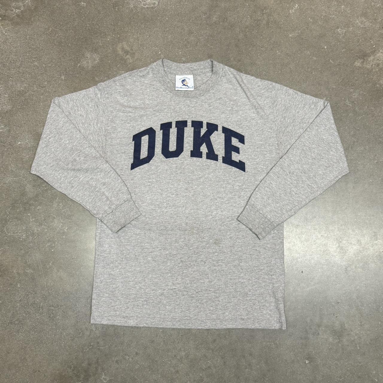 Vintage Duke university long sleeve shirt Size tag... - Depop