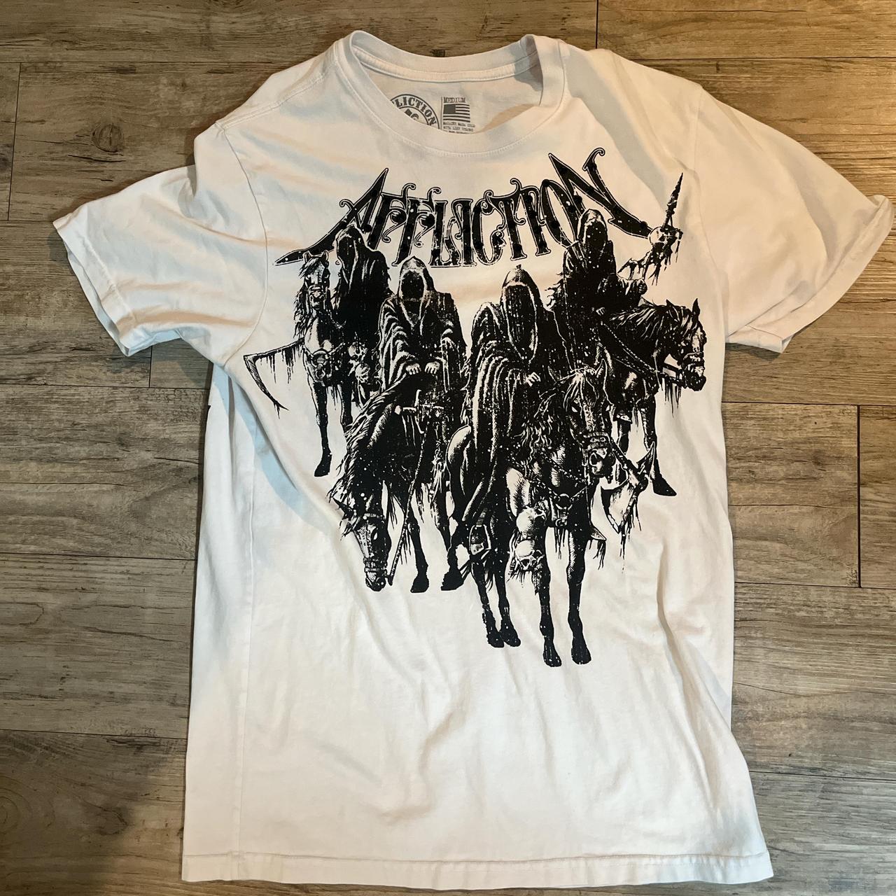 White Affliction reaper streetwear tee (never worn... | Depop