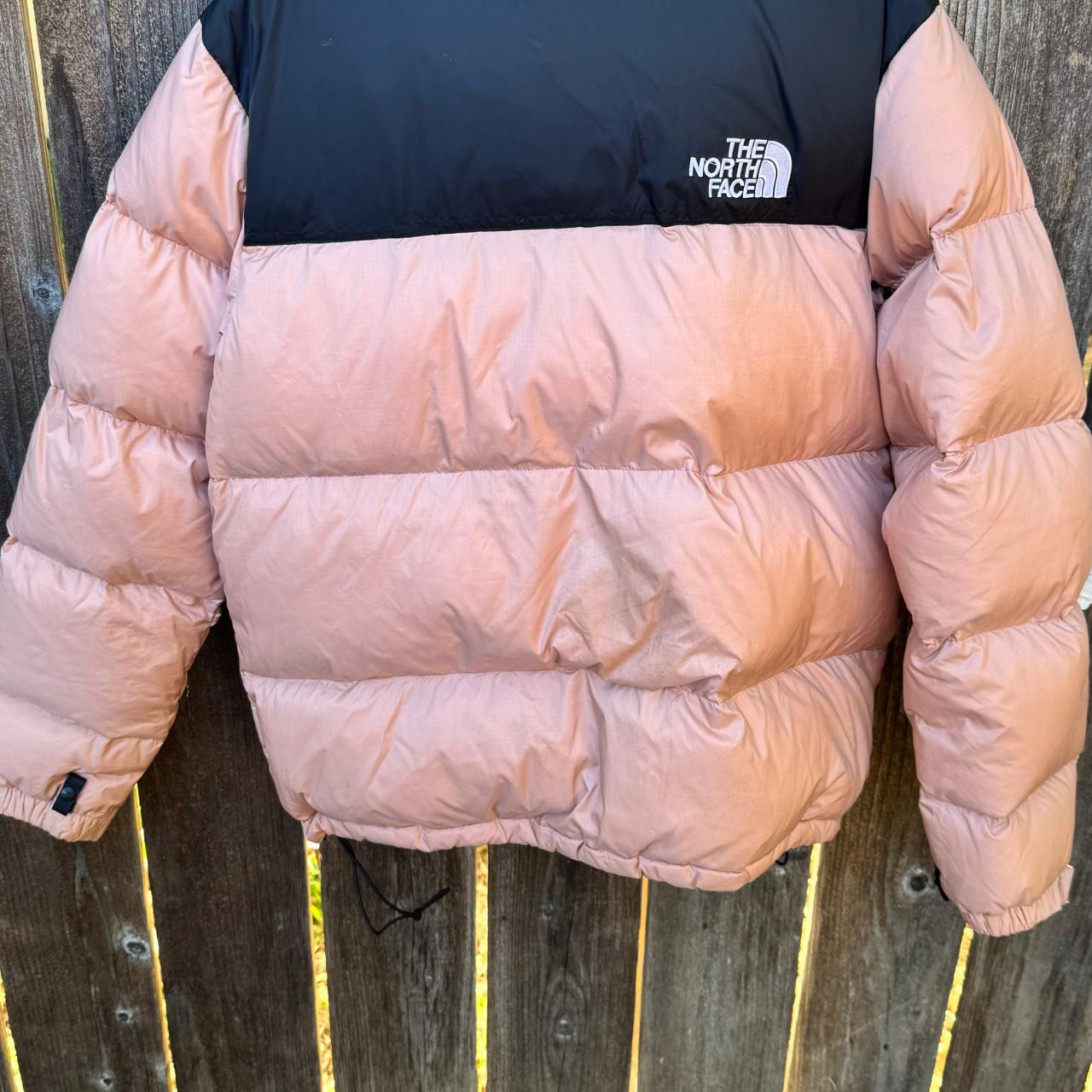 North face beige puffer jacket Nice rare color,... - Depop