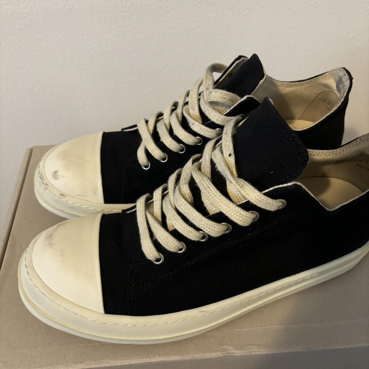 Rick owens 10.5 worn comes with box. *used - Depop