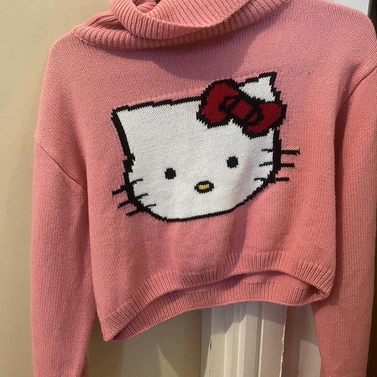 hello kitty cropped jumper - Depop