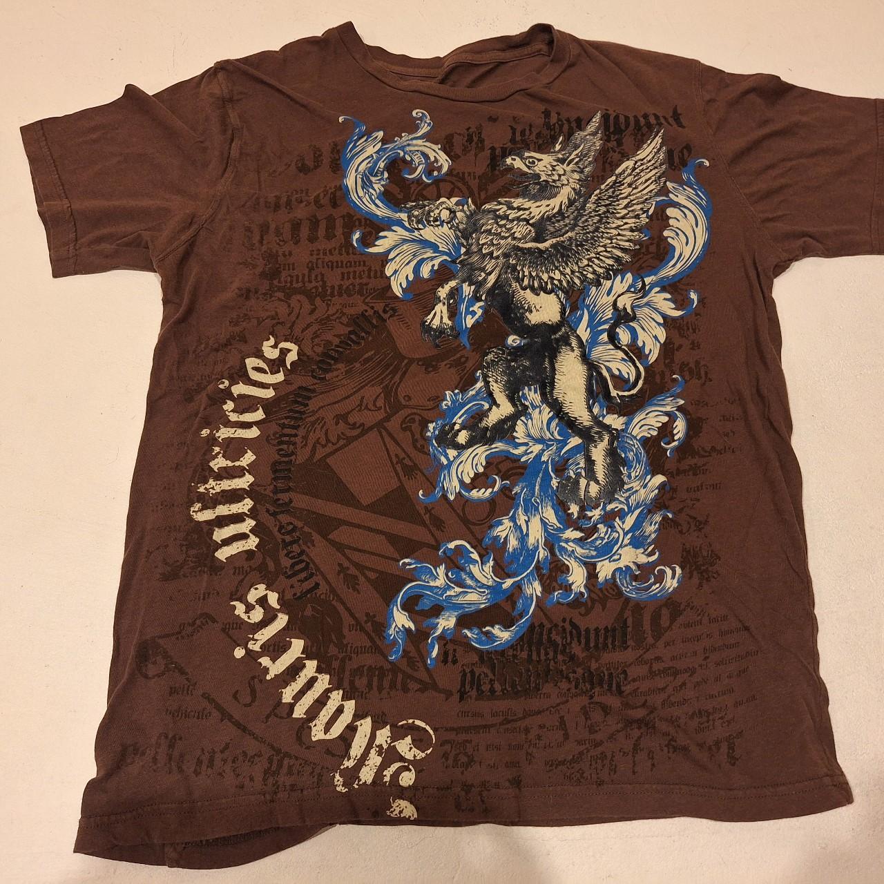 Y2K Machine Brown T-Shirt Large #Y2K #Y2KShirt... - Depop