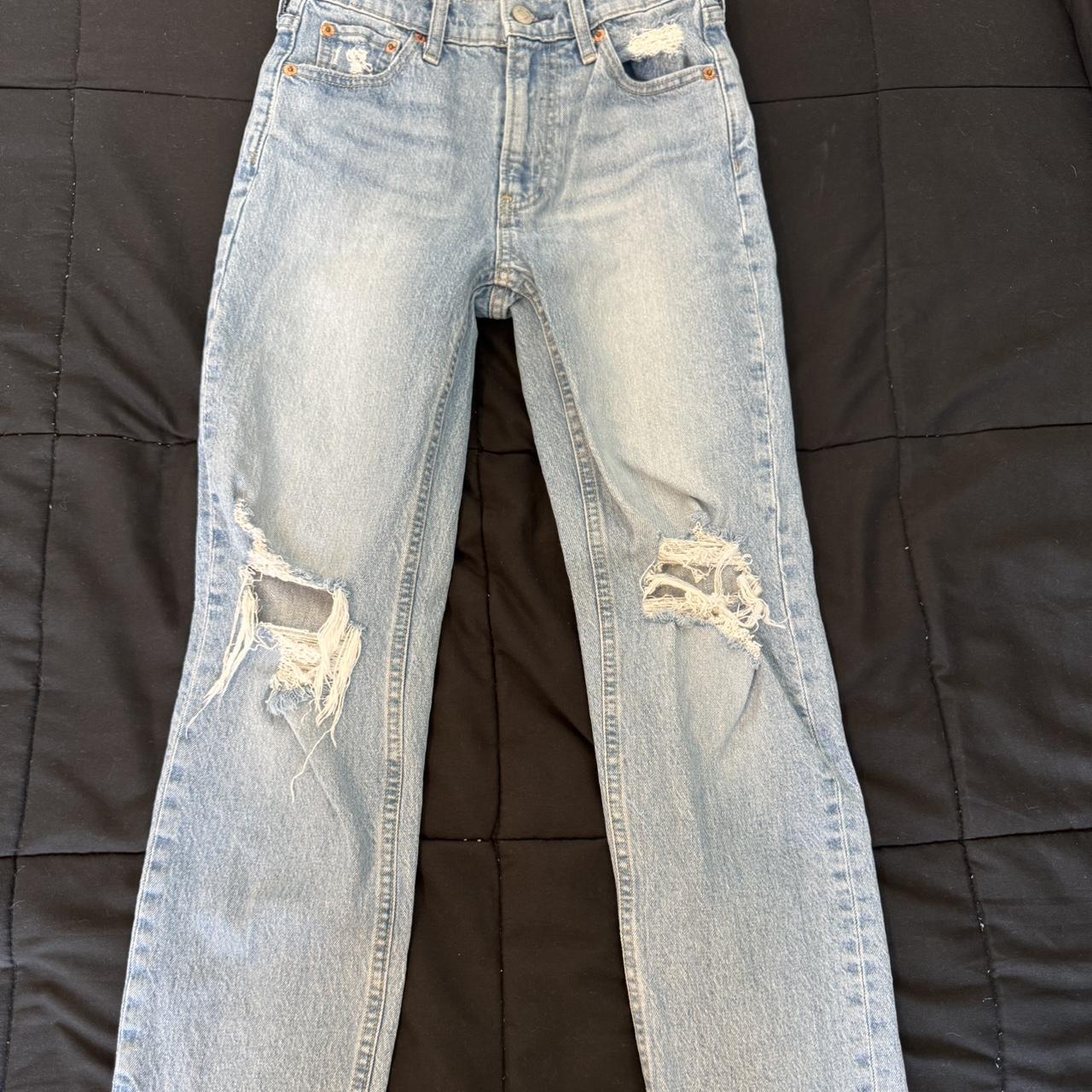 Gap Cheeky Straight High Rise Jeans 00... | Depop