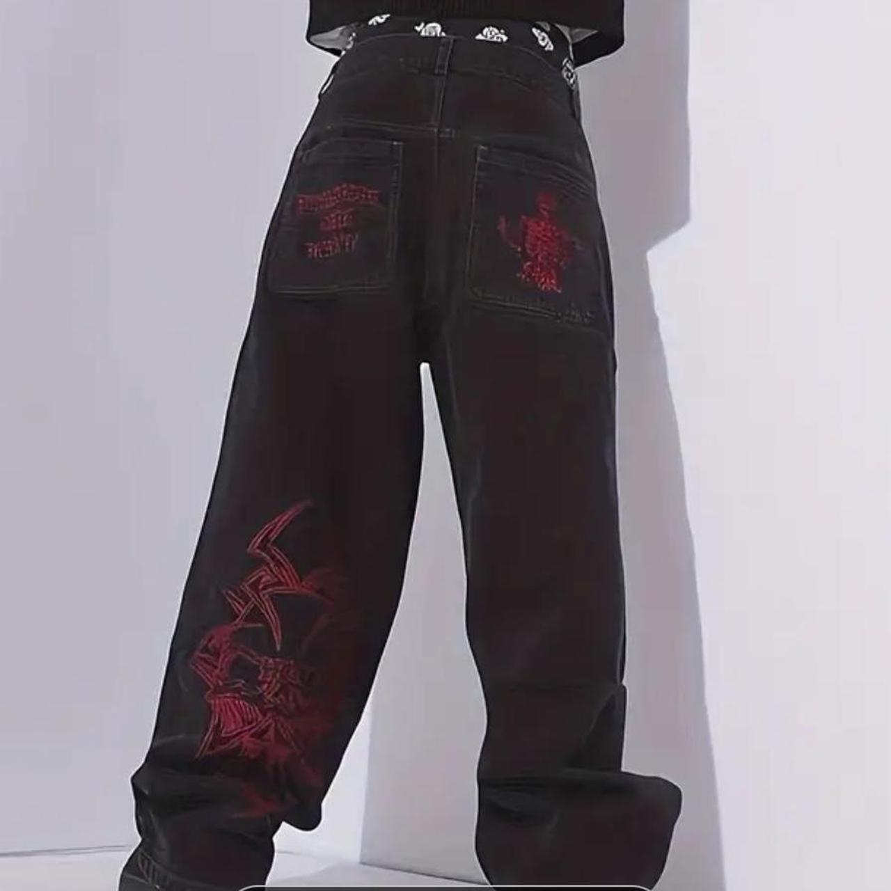 Skeleton baggy jeans - Depop