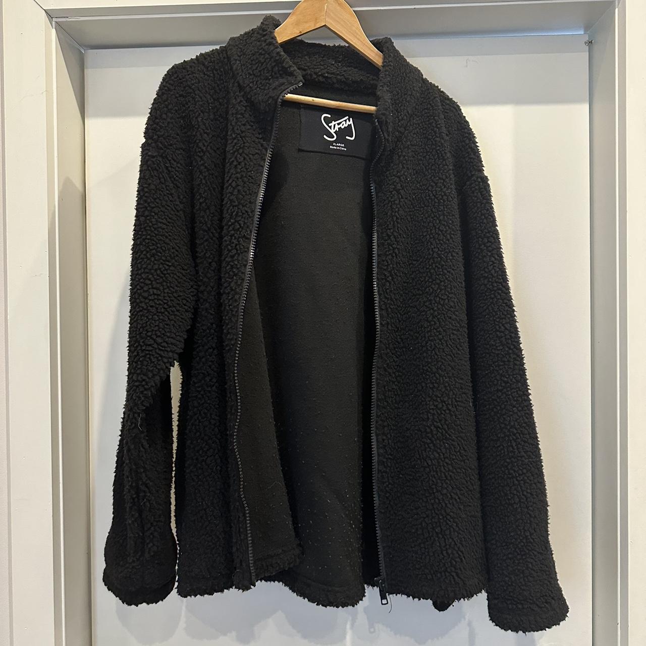 XL Roger David fleece zip-up jumper/jacket - Depop
