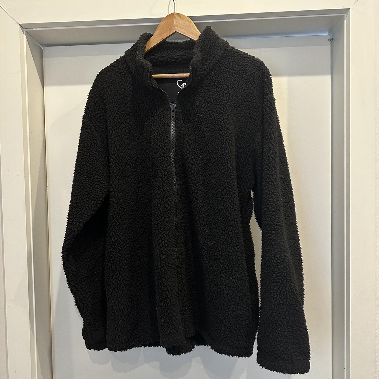 XL Roger David fleece zip-up jumper/jacket - Depop