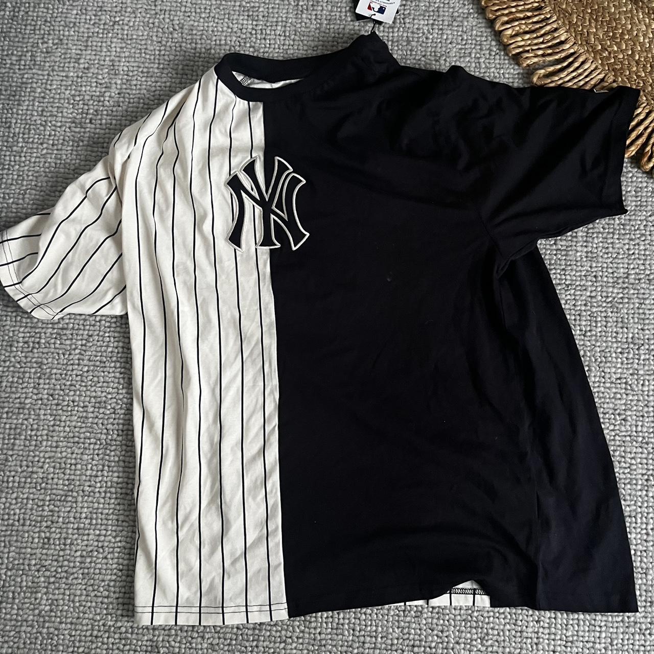New ERA New York Yankees MLB half striped oversize... | Depop