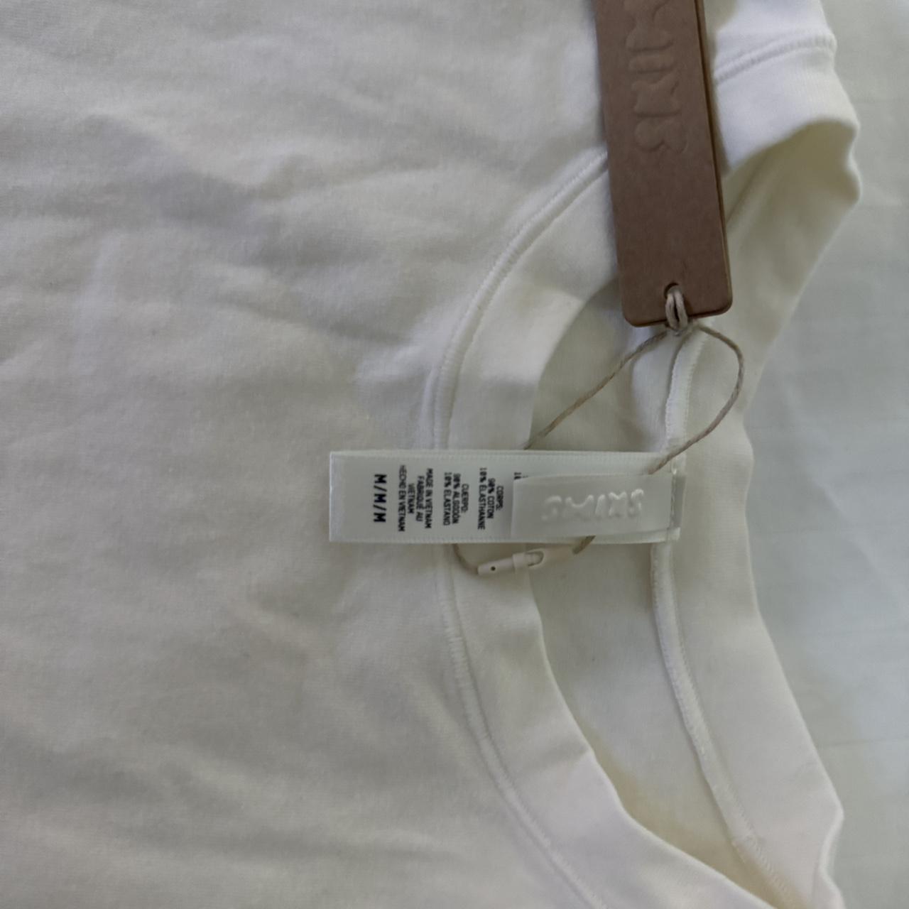 Skims cream white long sleeve #longsleeve #skims... - Depop