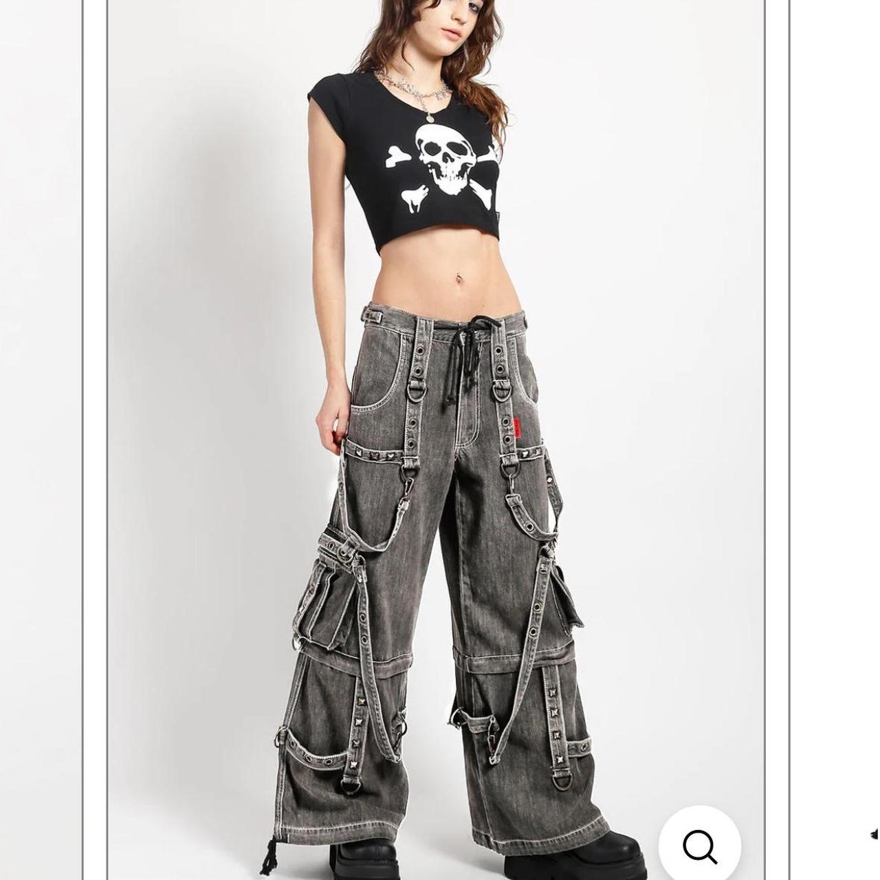 Tripp NYC Denim Power Street Pants [FOG WASH] Medium... - Depop