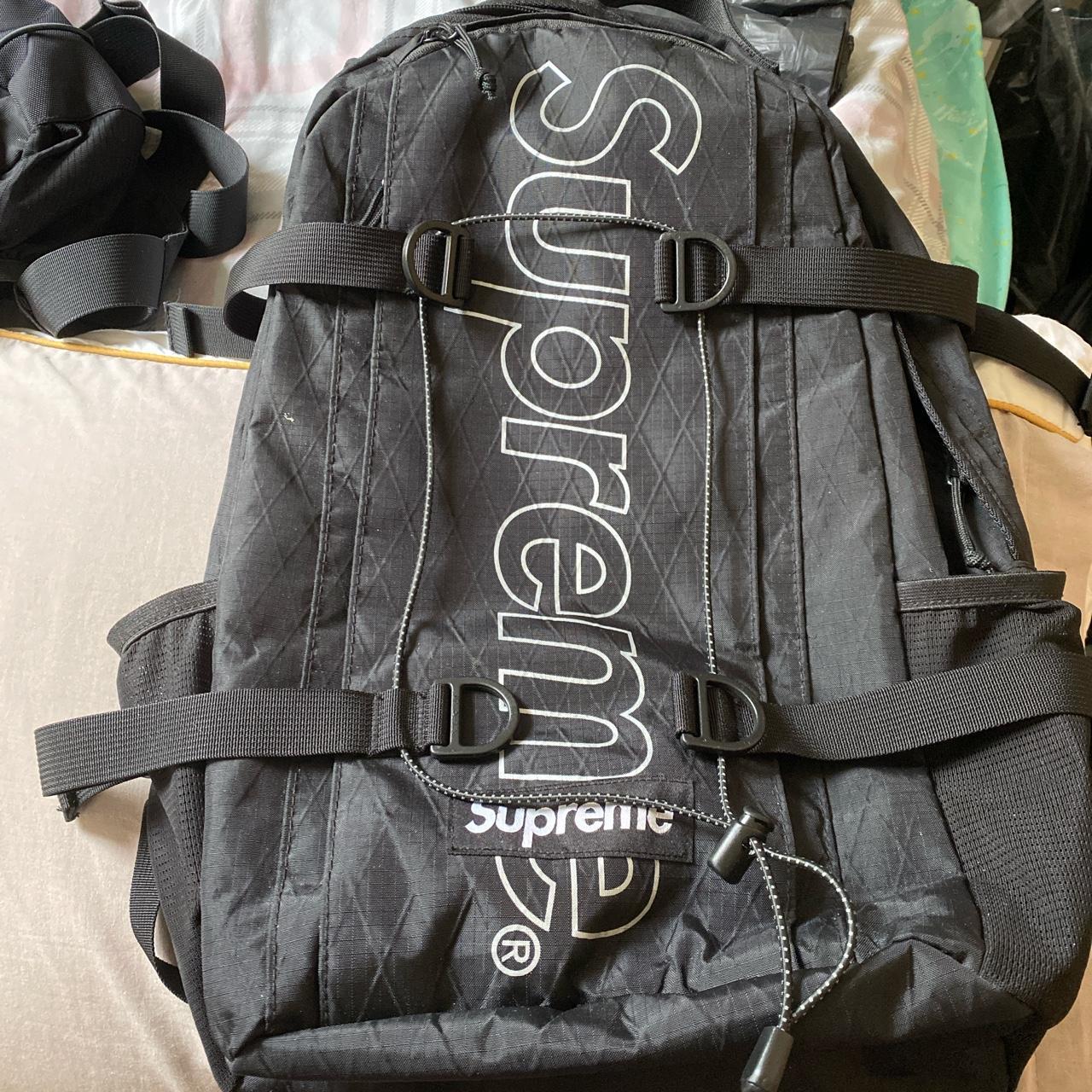 SUPREME BACKPACK FW18 ONLY WORN A FEW TIMES, LIKE... - Depop